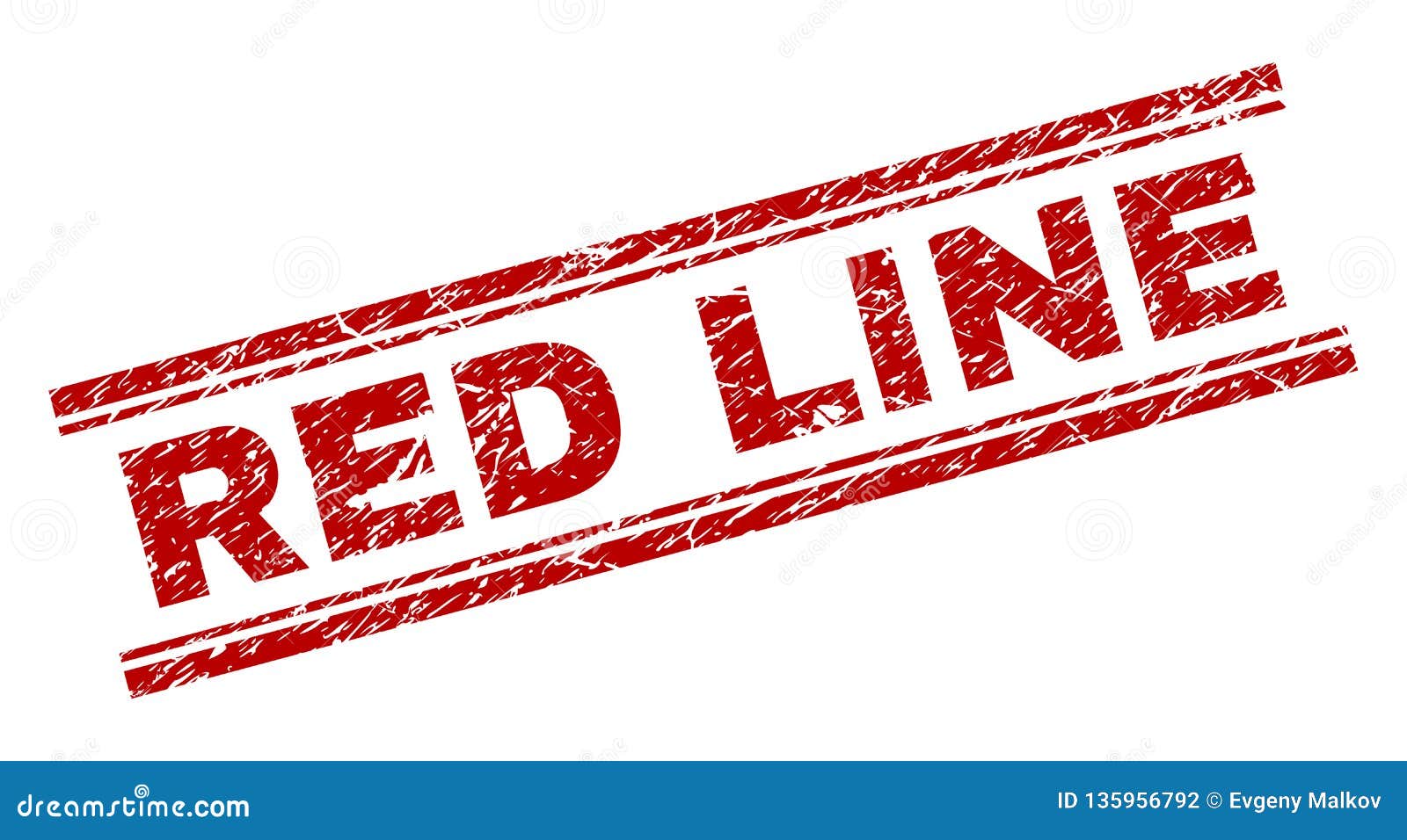 Scratched Textured RED LINE Stamp Seal Stock Vector - Illustration of ...
