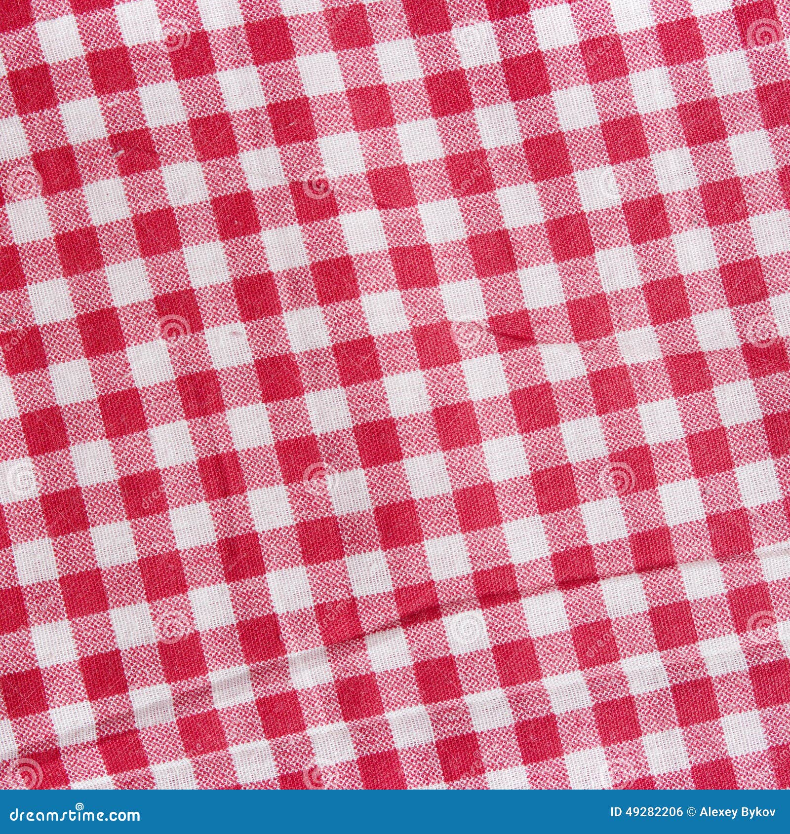 Red Linen Crumpled Tablecloth. Stock Photo - Image of weave, crumpled ...