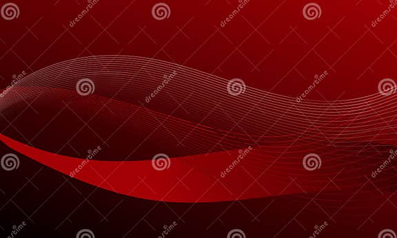 Red Lines Curve Wave Abstract Technology Background for Artwork Design ...