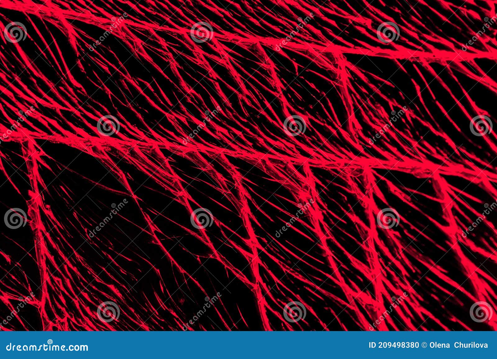 Grunge Texture.Red Lines and Scratches on a Black Background.Abstract ...