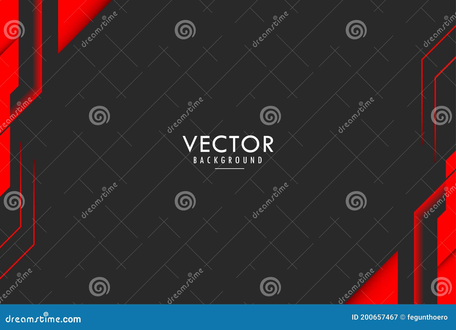 Red Lines Shape Modern Technology Abstract Geometric Background ...