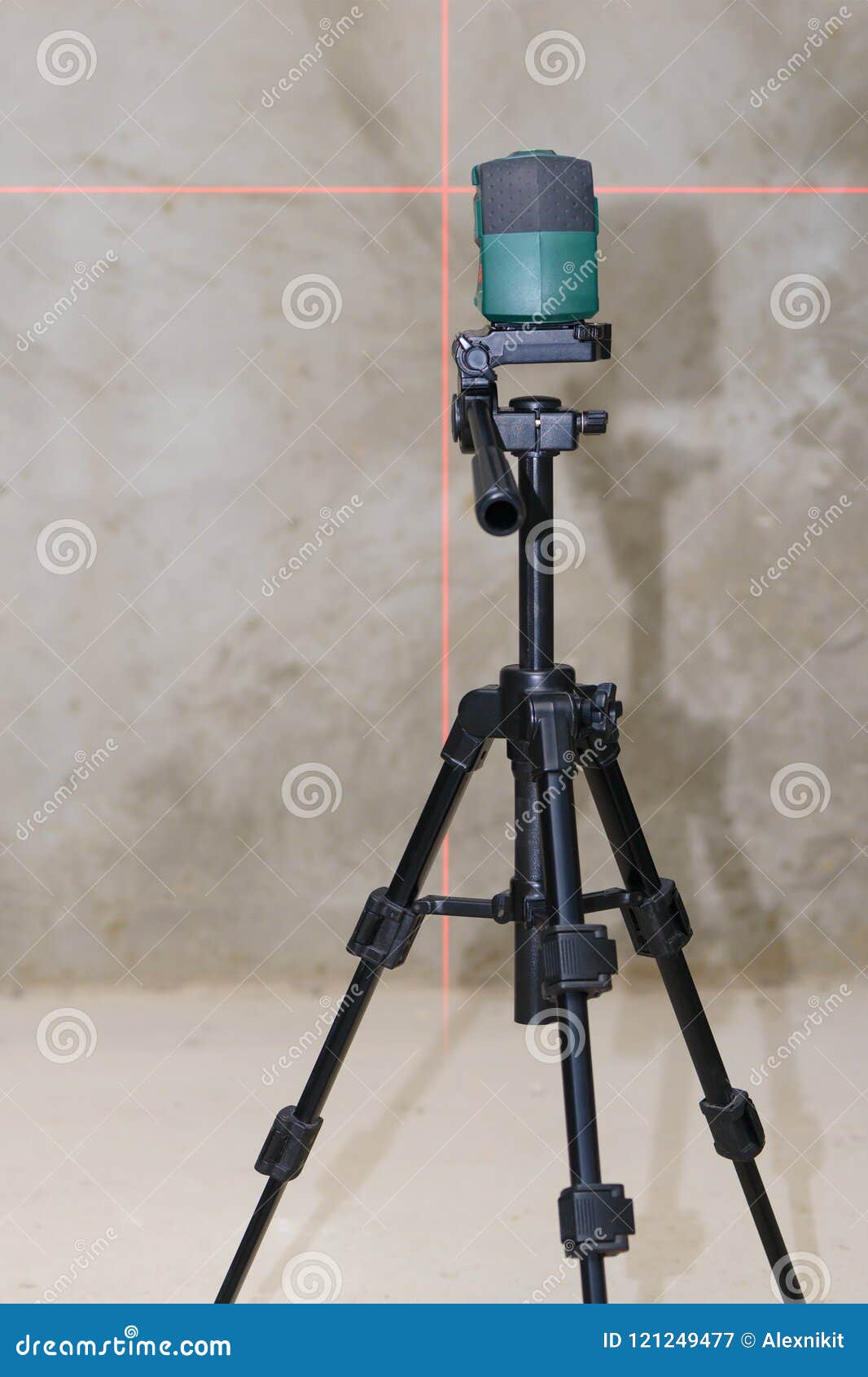 Red Lines from the Laser Level Stock Image - Image of instrument ...