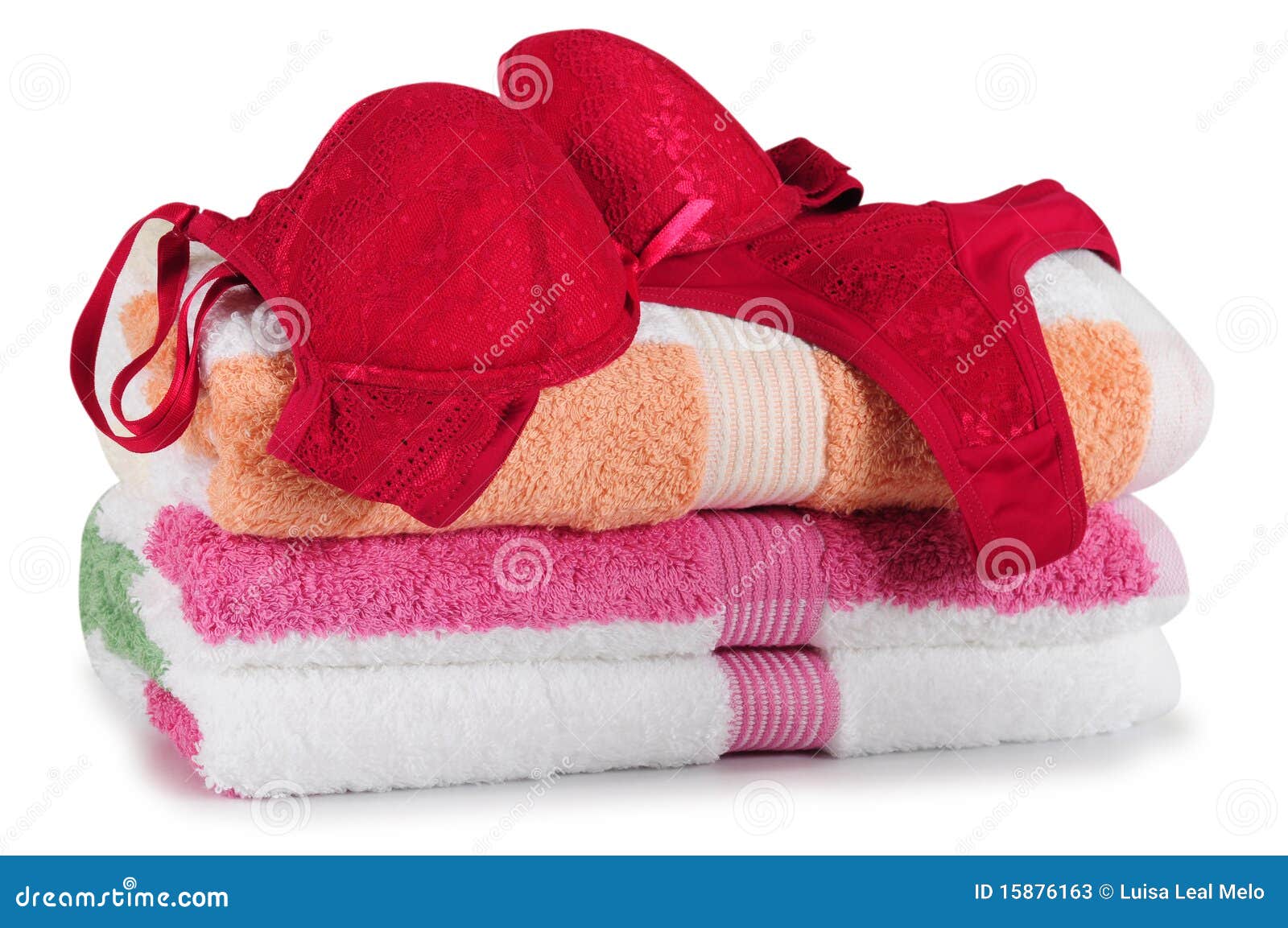 Red lingeries. stock image. Image of decoration, green - 15876163