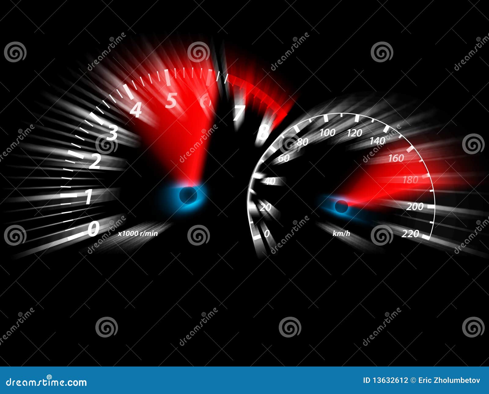 Red-lining stock illustration. Illustration of auto, quick - 13632612