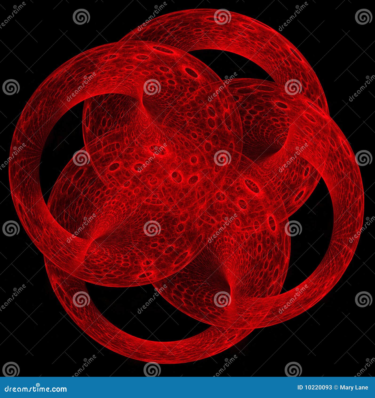 Red Links stock illustration. Illustration of links, element - 10220093