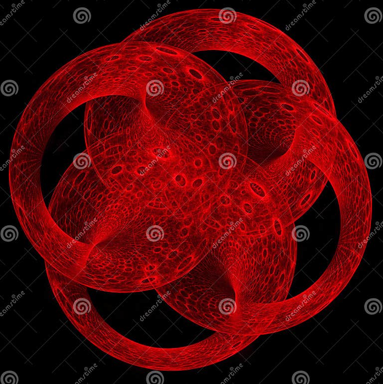Red Links stock illustration. Illustration of links, element - 10220093