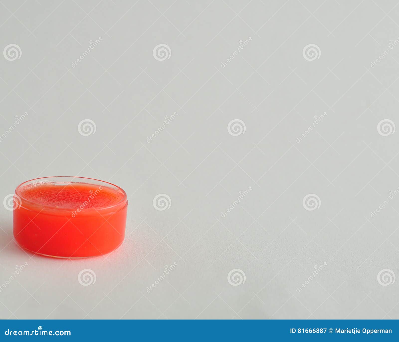Red lip palm in a jar stock image. Image of cosmetic - 81666887