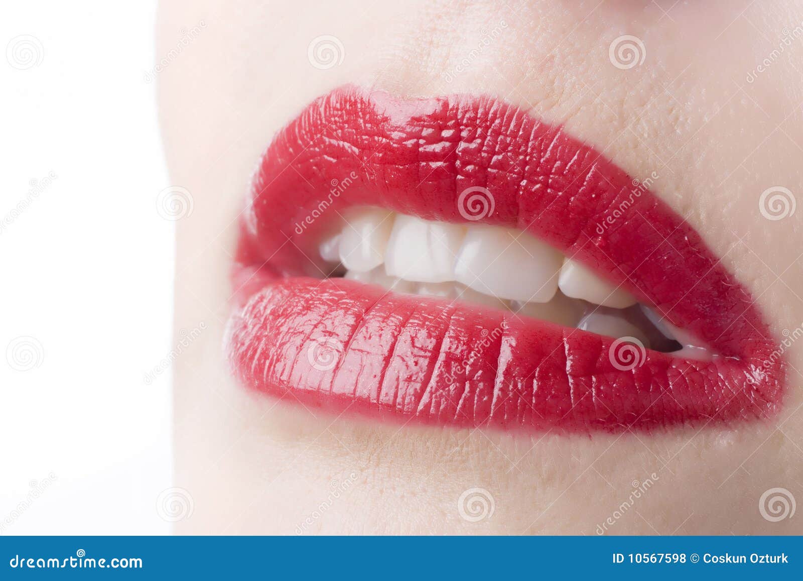 Red Lips stock photo. Image of women, gloss, lipstick - 10567598