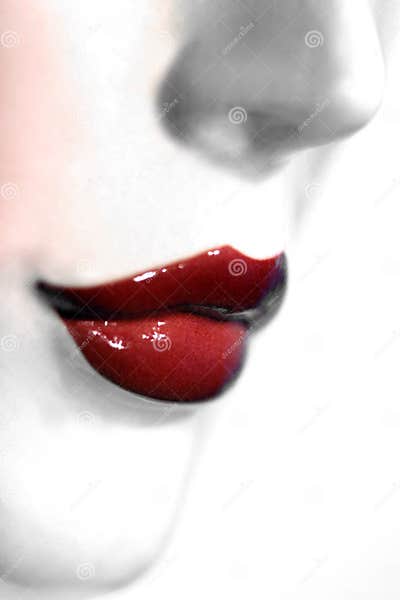 Red Lips stock photo. Image of cosmetics, mouth, model - 154184