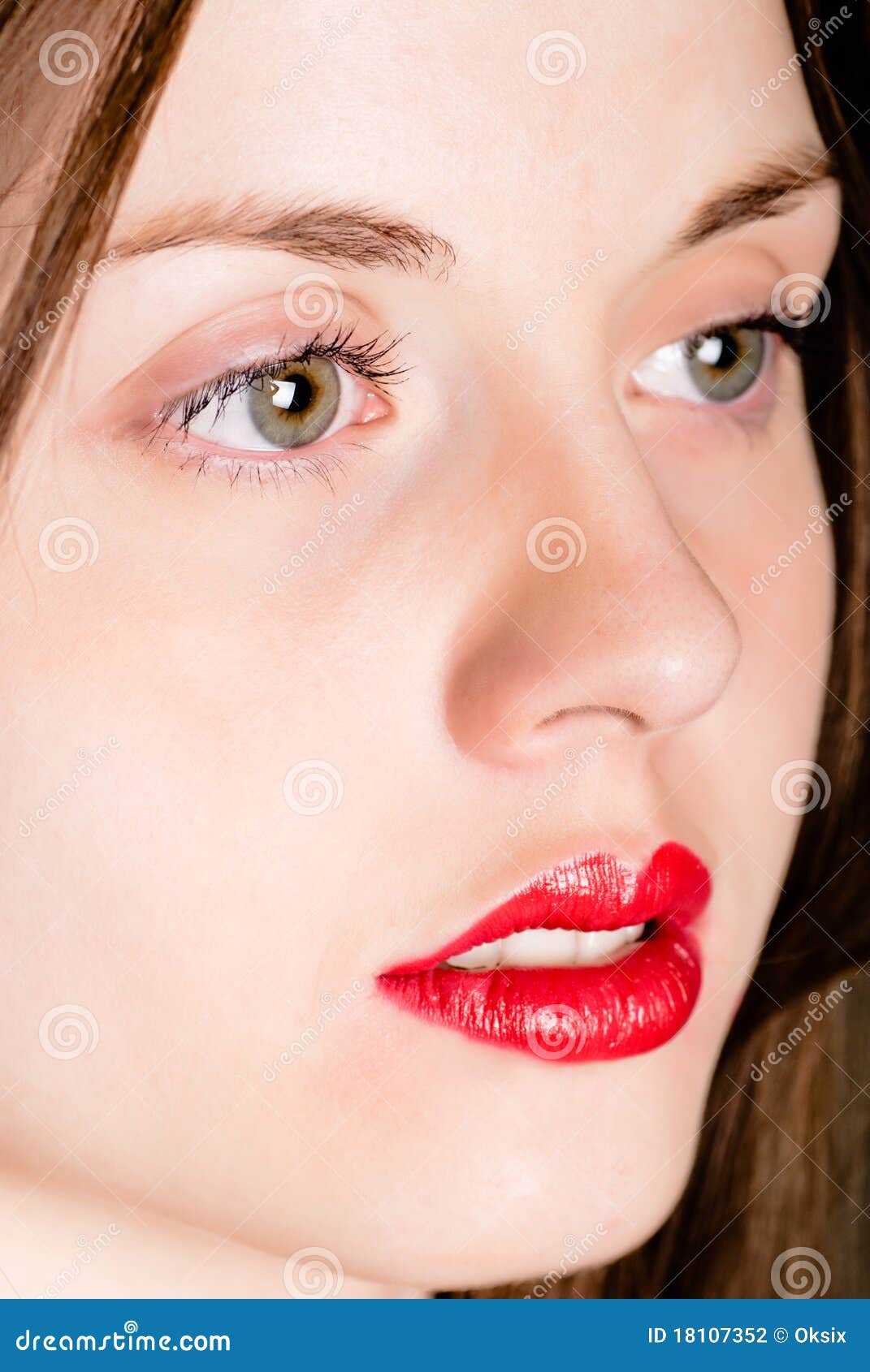 Red lips stock photo. Image of lifestyles, female, care - 18107352