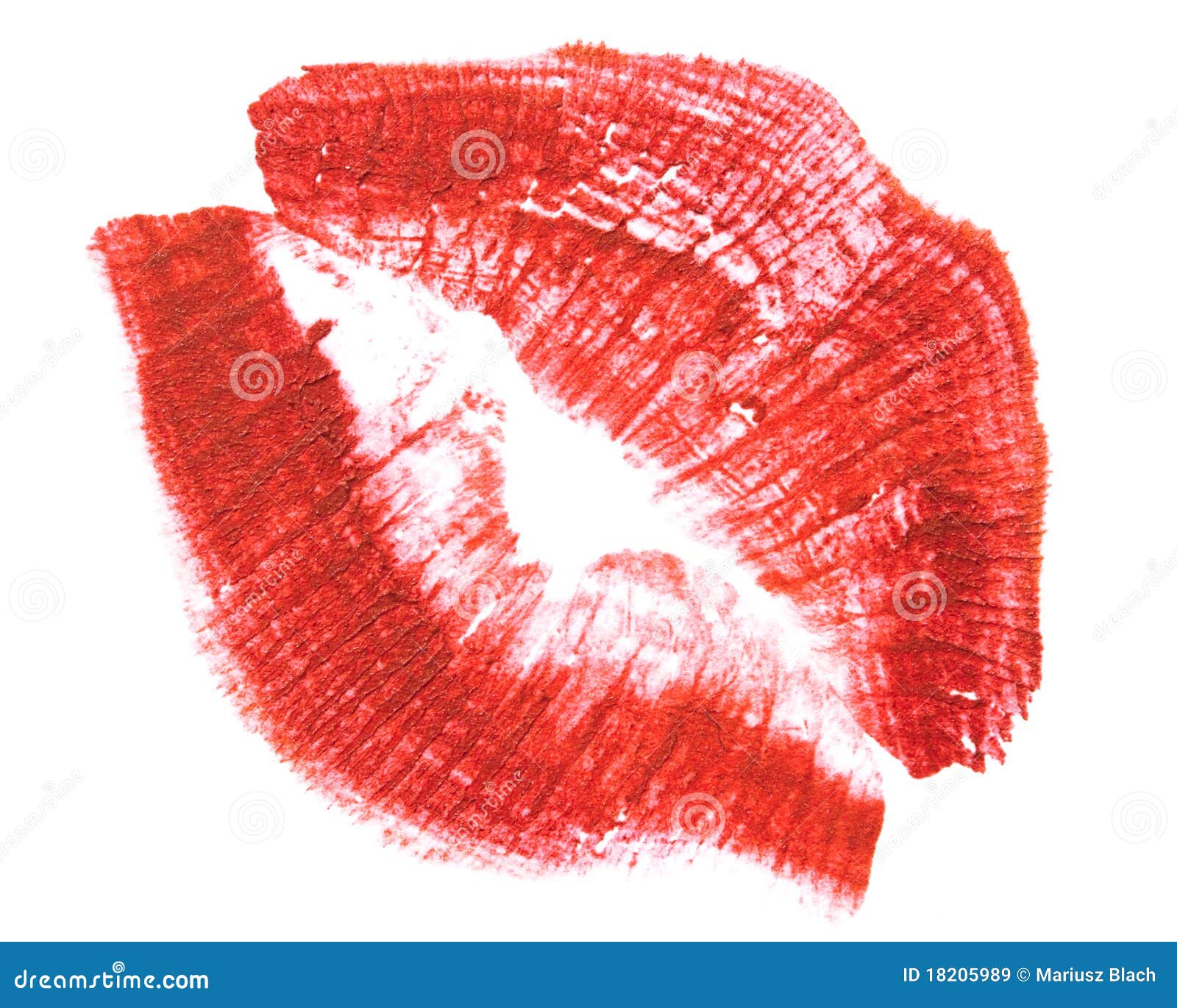 Red lips stock image. Image of beautiful, cosmetic, print - 18205989