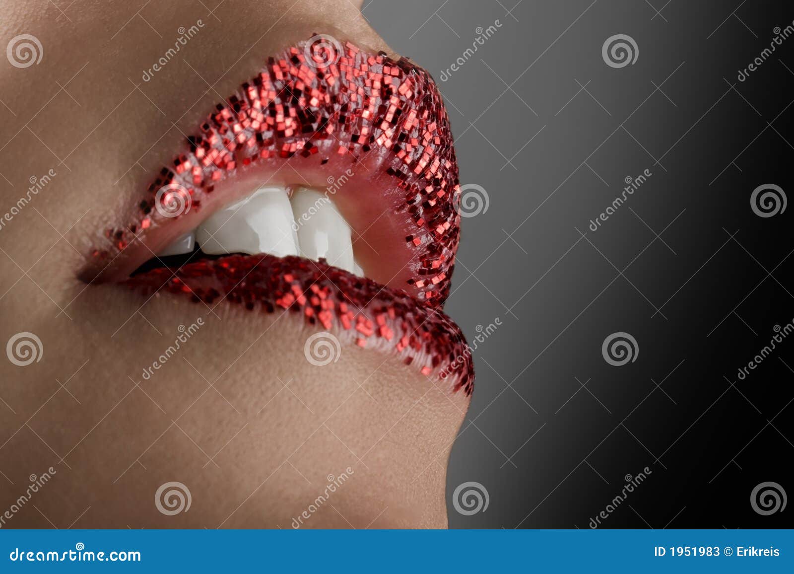 Red lips stock image. Image of colour, model, studio, brilliants - 1951983