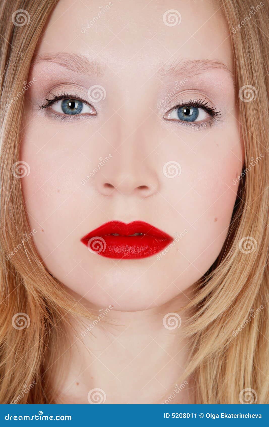 Red lips stock image. Image of lipstick, harmony, background - 5208011
