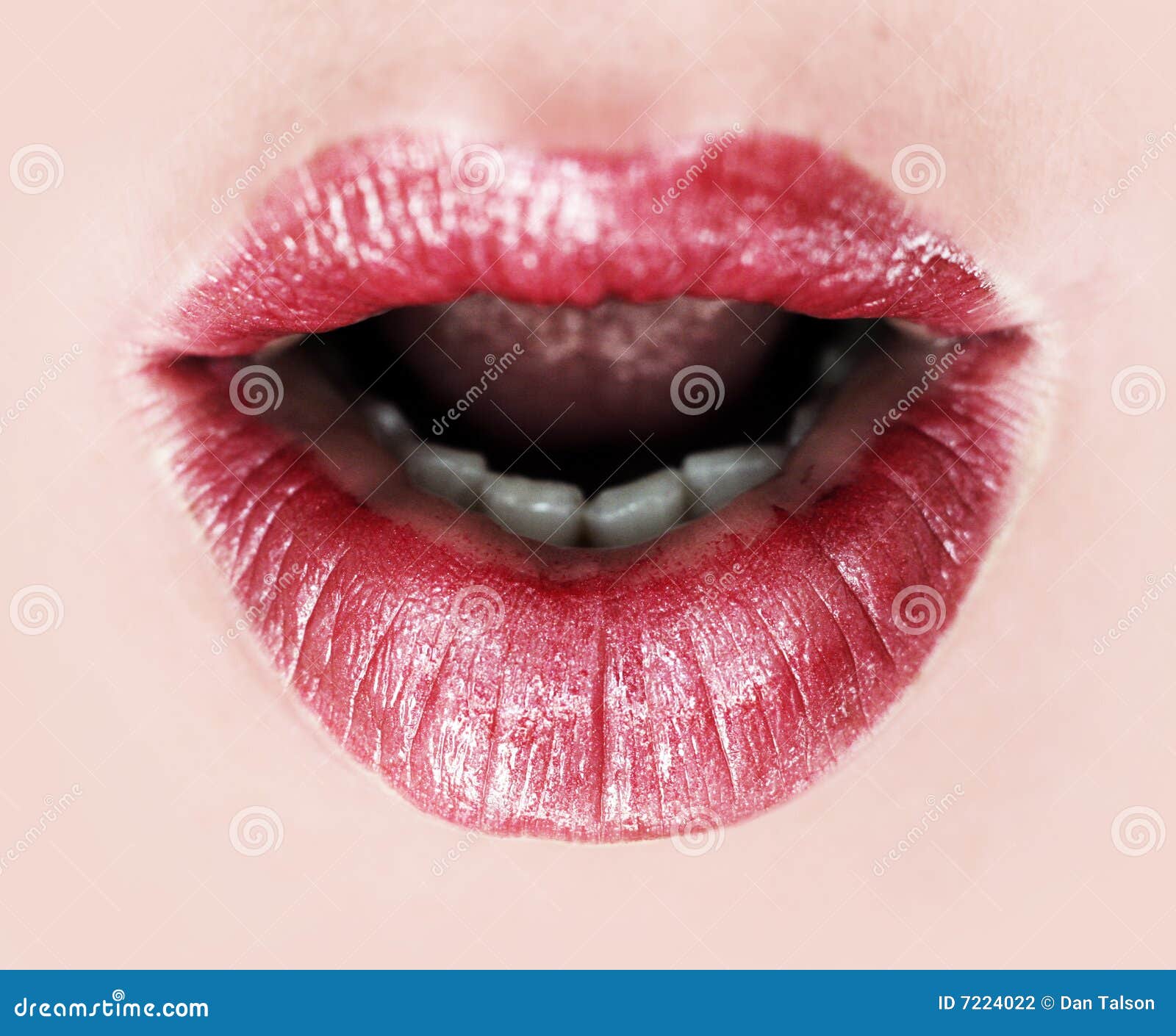 Red lips stock photo. Image of fashion, silence, open - 7224022