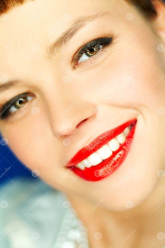 Red Lips stock image. Image of lipstick, elated, gorgeous - 725993