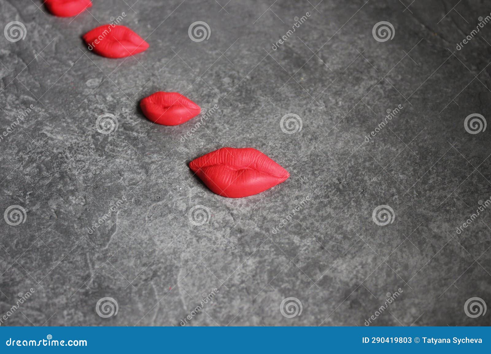 Red Lips on a Dark Gray Background, Juicy Red Lips. Abstract Background ...