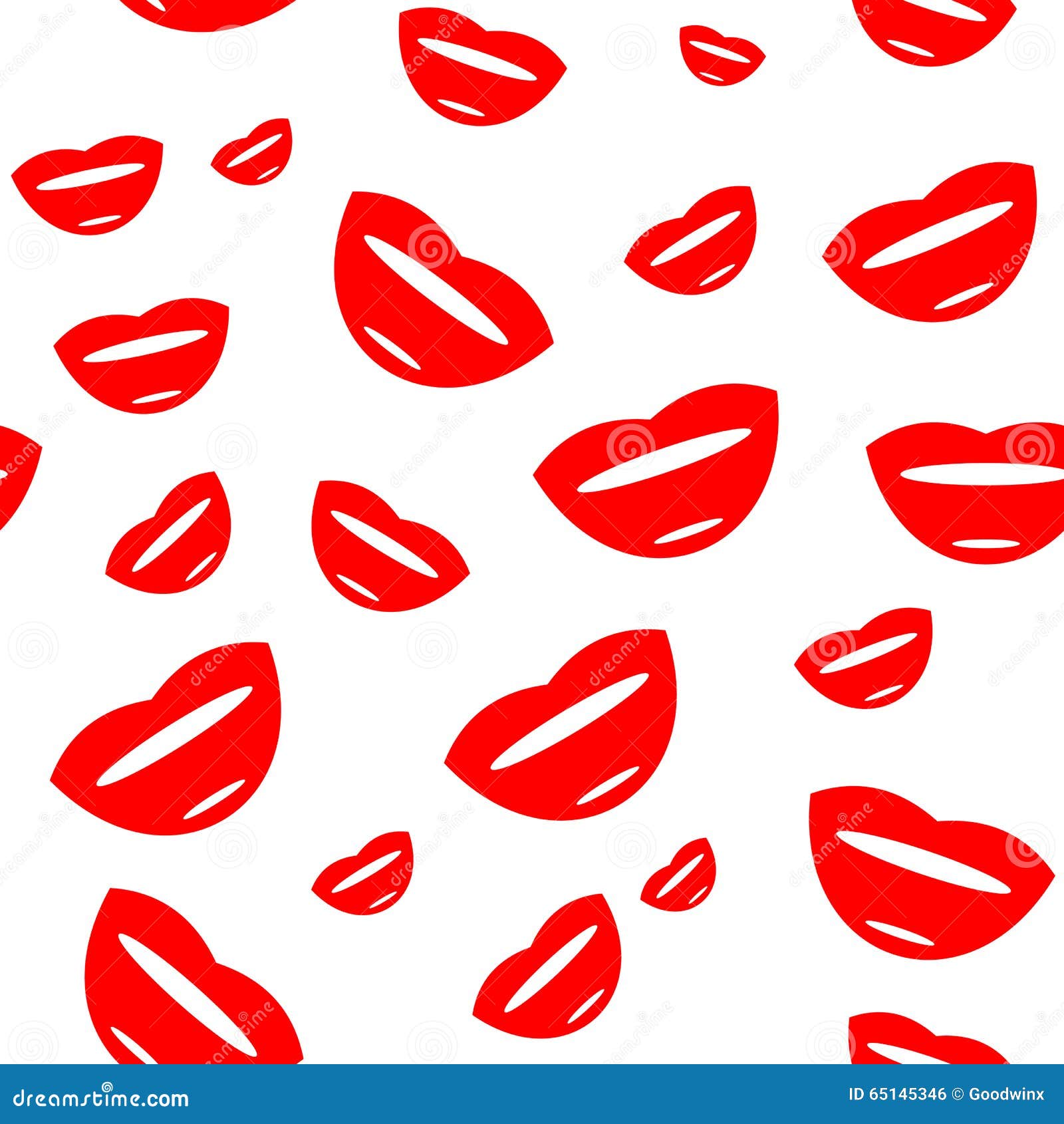 Red Lips Pattern Seamless Texture Stock Vector - Illustration of ...