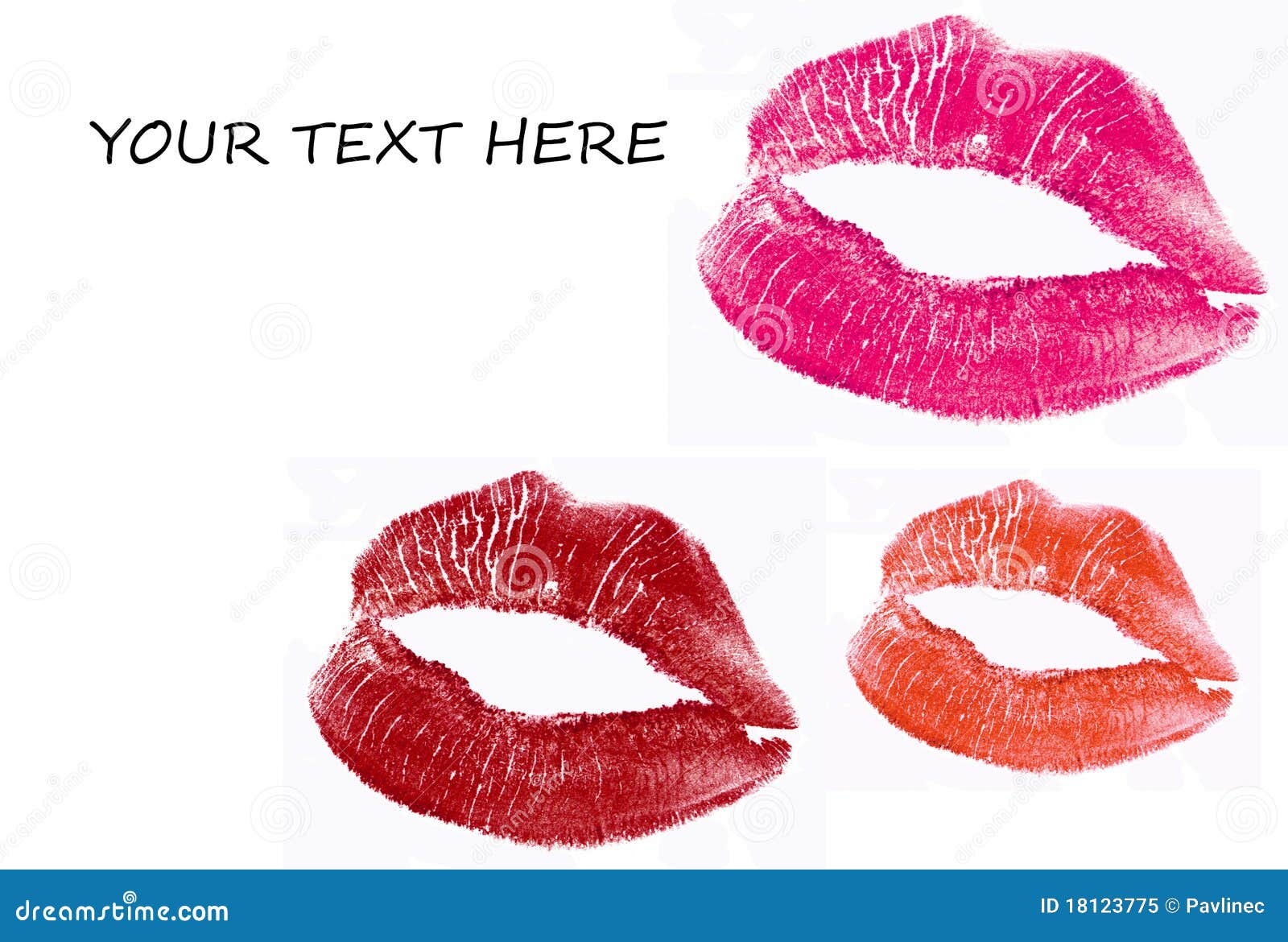 Red lips print stock image. Image of card, lipstick, desire - 18123775