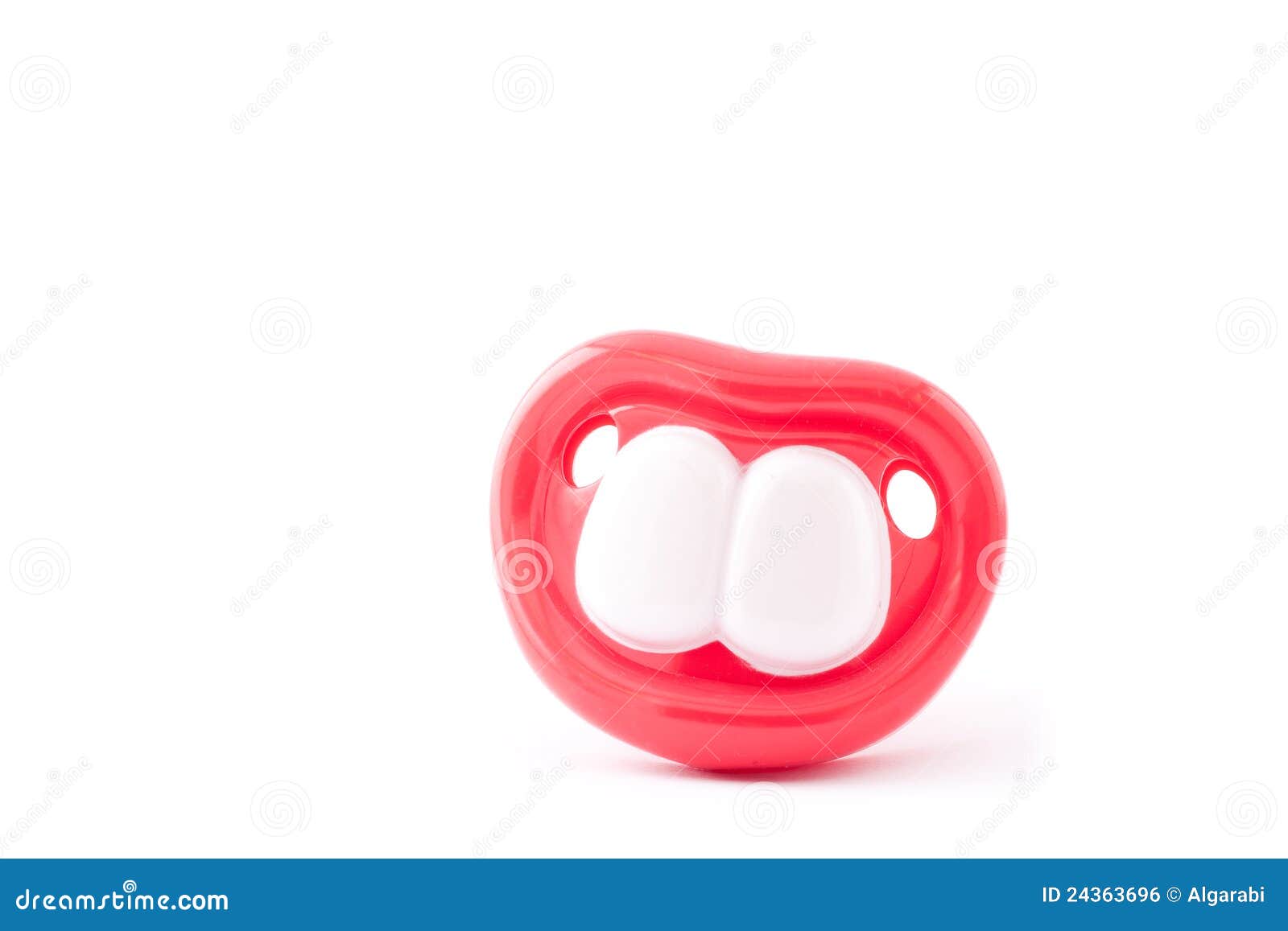 Red Lips with Two Big Teeth Stock Photo - Image of baby, childhood ...