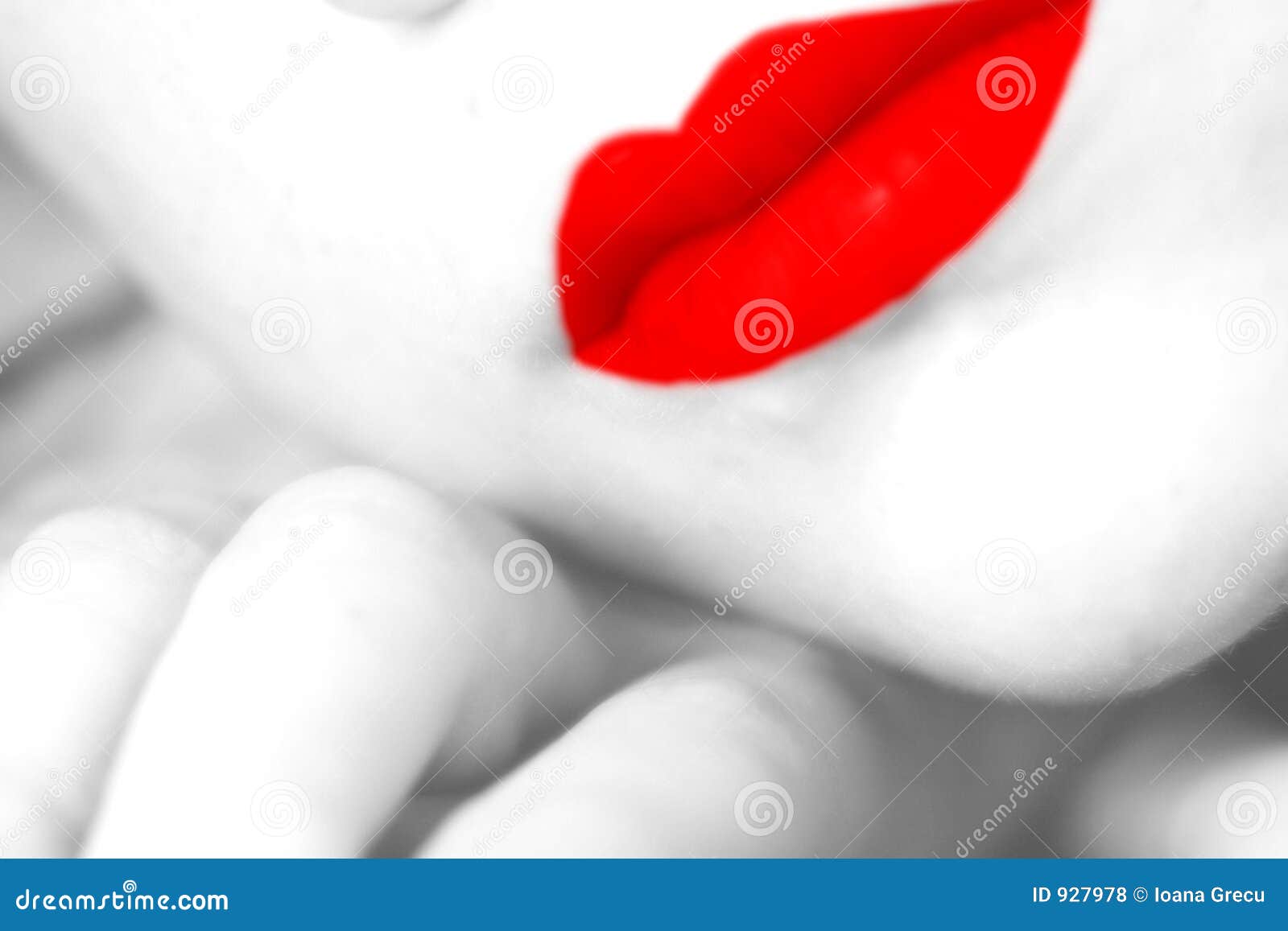 Red Lips White Skin Stock Photo | CartoonDealer.com #927978