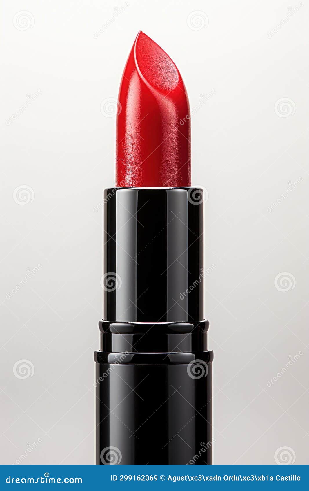 Red Lipstick Isolated on a White Background Isolated on a White ...