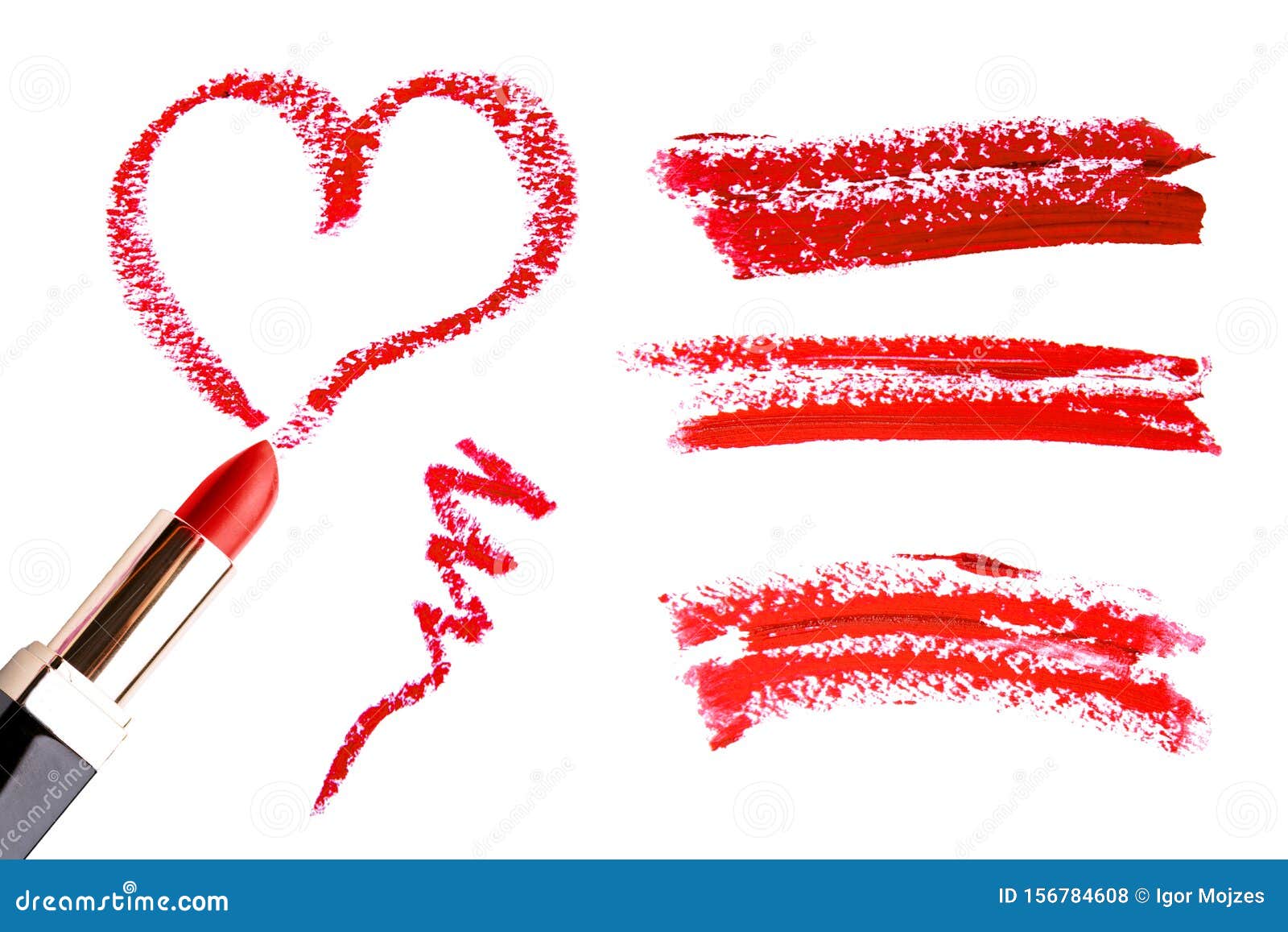 Red lipstick mark isolated stock photo. Image of pink - 156784608
