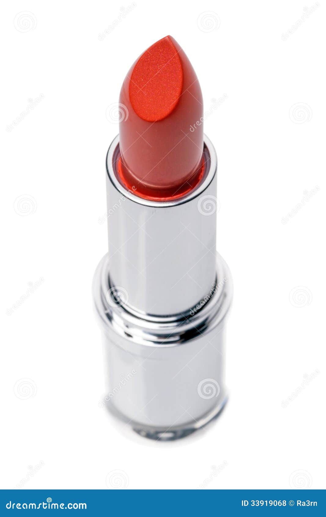 Red lipstick top view stock photo. Image of object, personal - 33919068