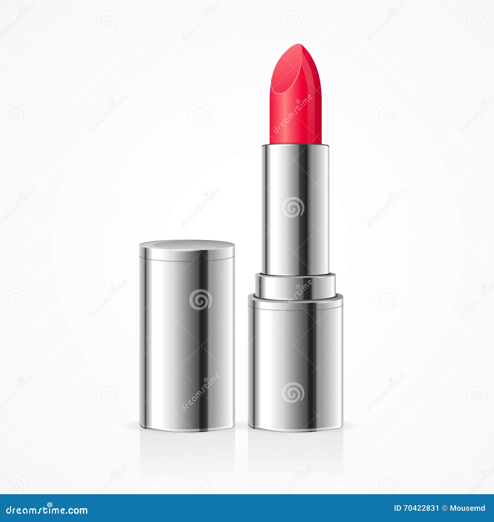 Red Lipstick. Vector stock vector. Illustration of cosmetic - 70422831