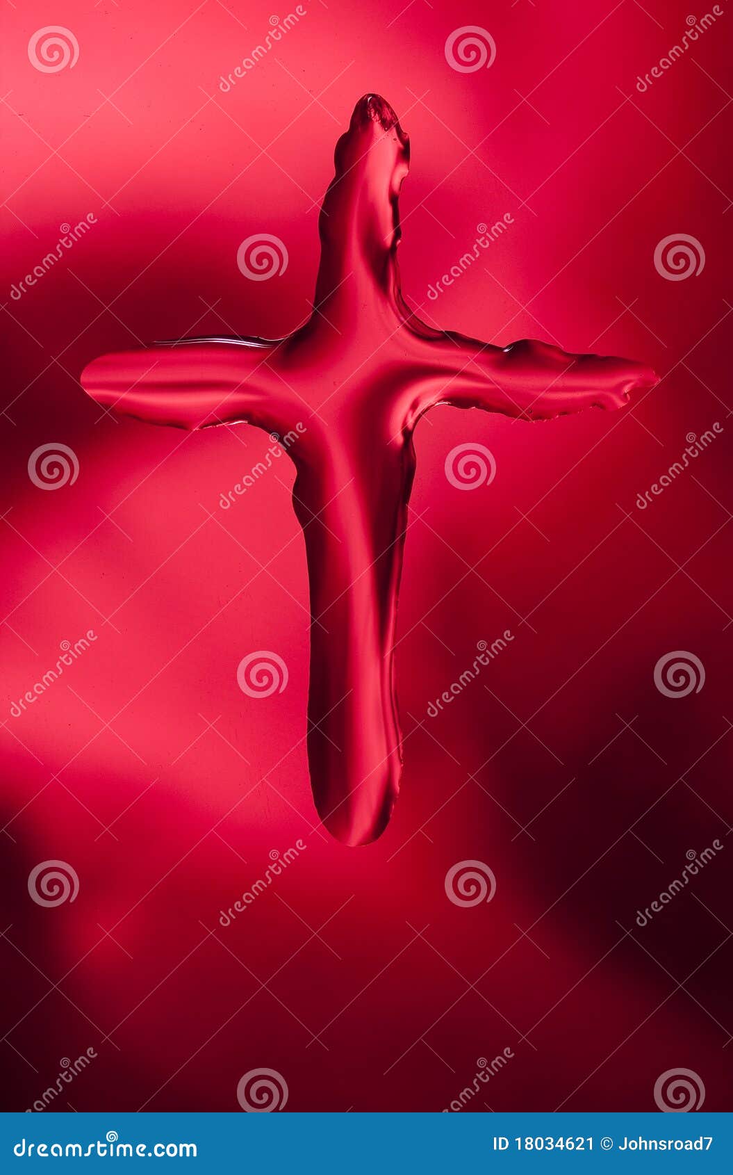 Red Liquid Cross stock image. Image of religious, hope - 18034621