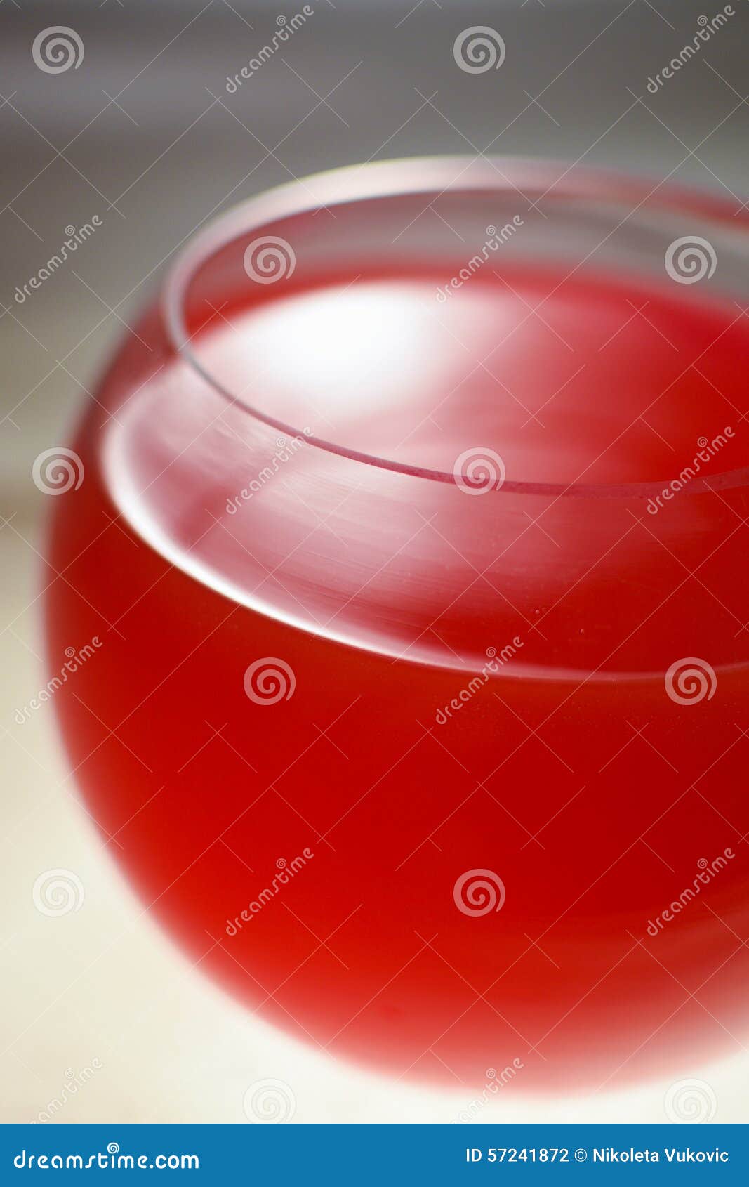 Red liquid in glass sphere stock photo. Image of color - 57241872