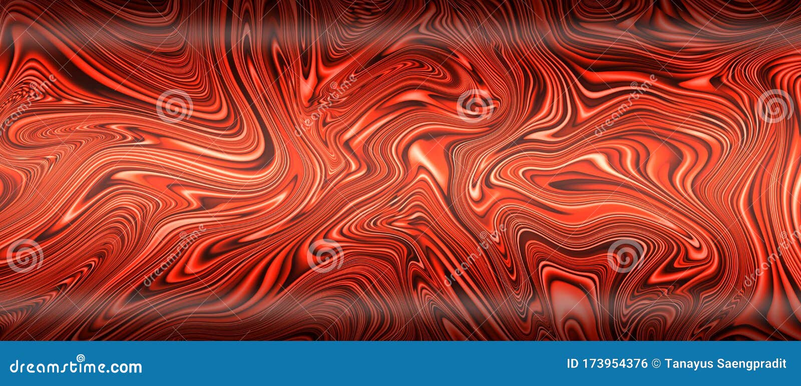 Red Liquid Metal with Light and Shadow Stock Illustration ...