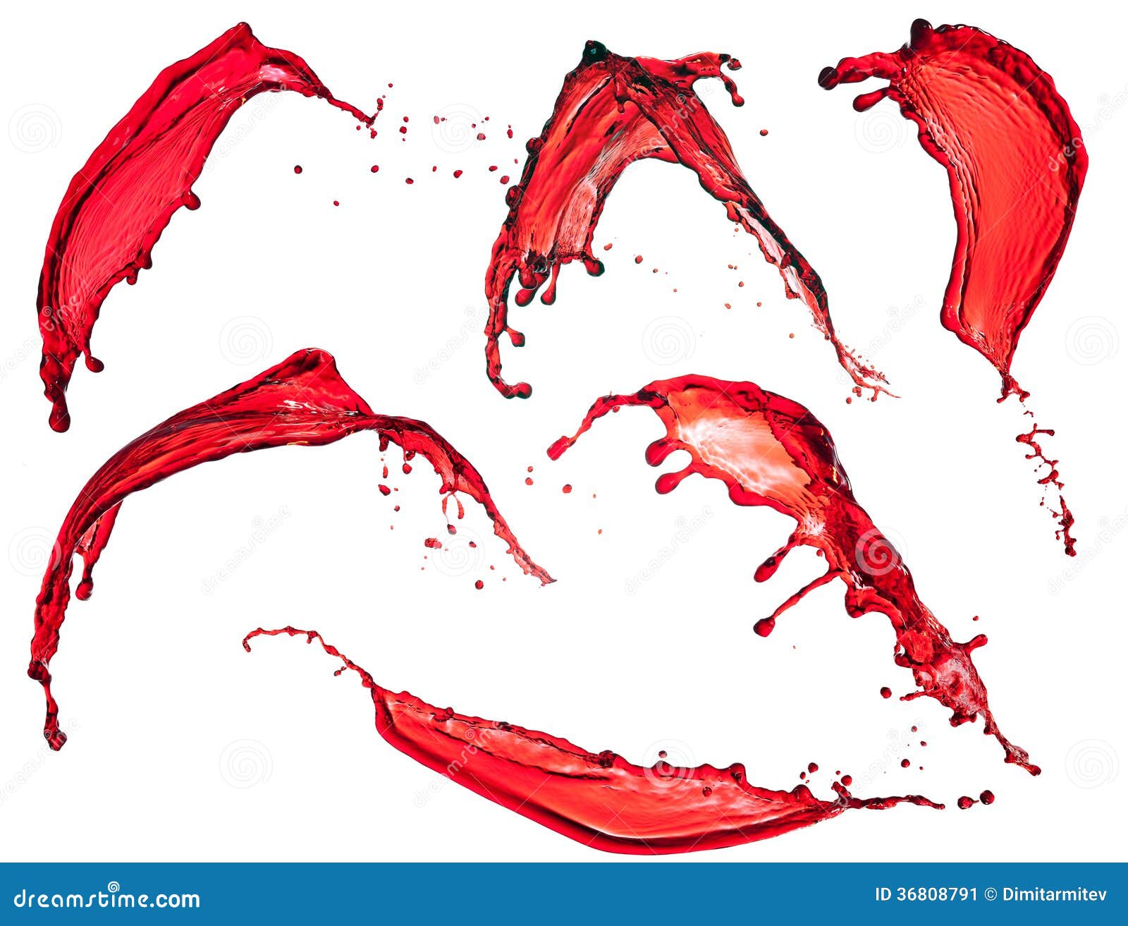 Red liquid splash stock image. Image of white, transparent - 36808791