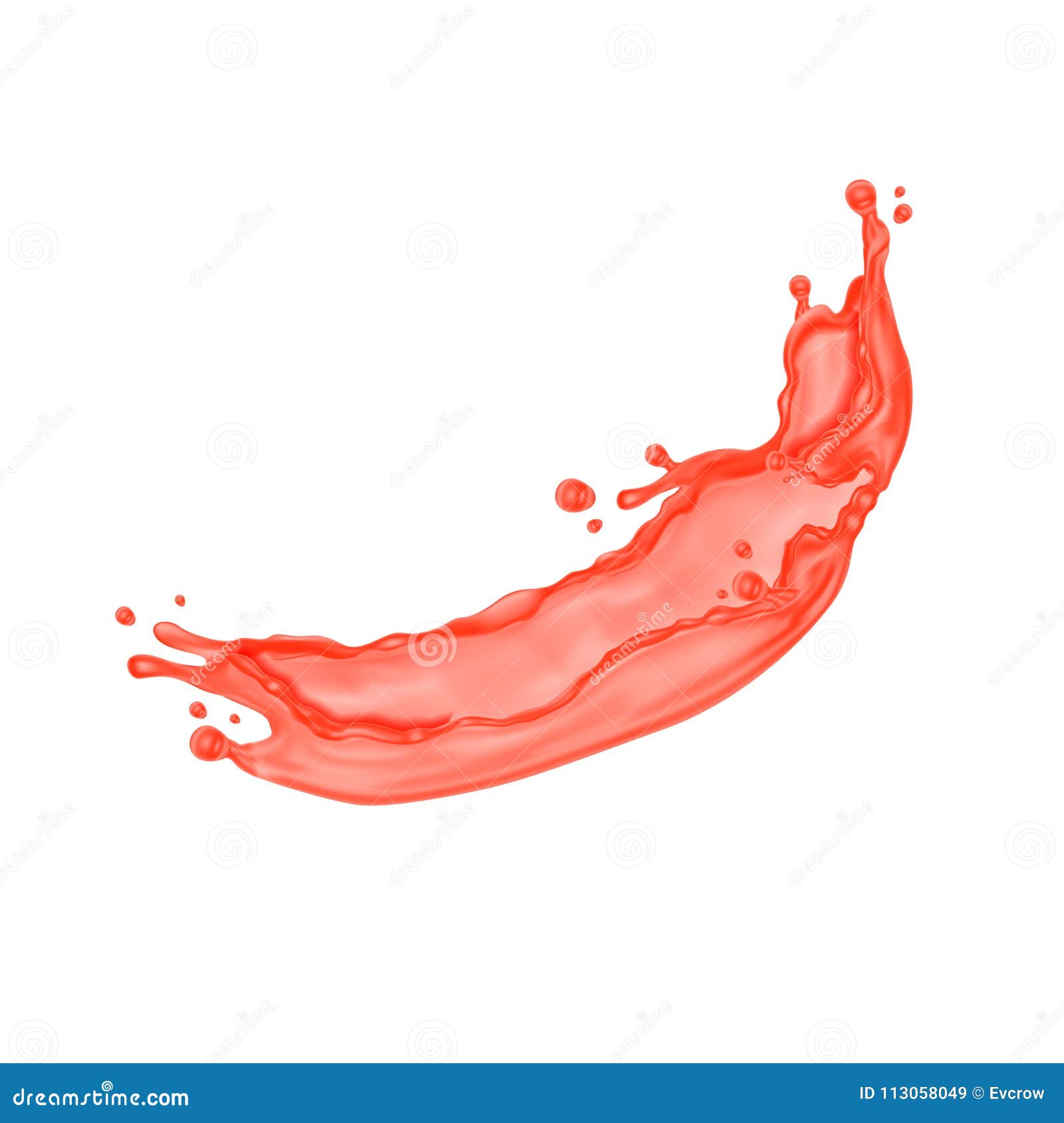 Red liquid splash stock vector. Illustration of drop - 113058049