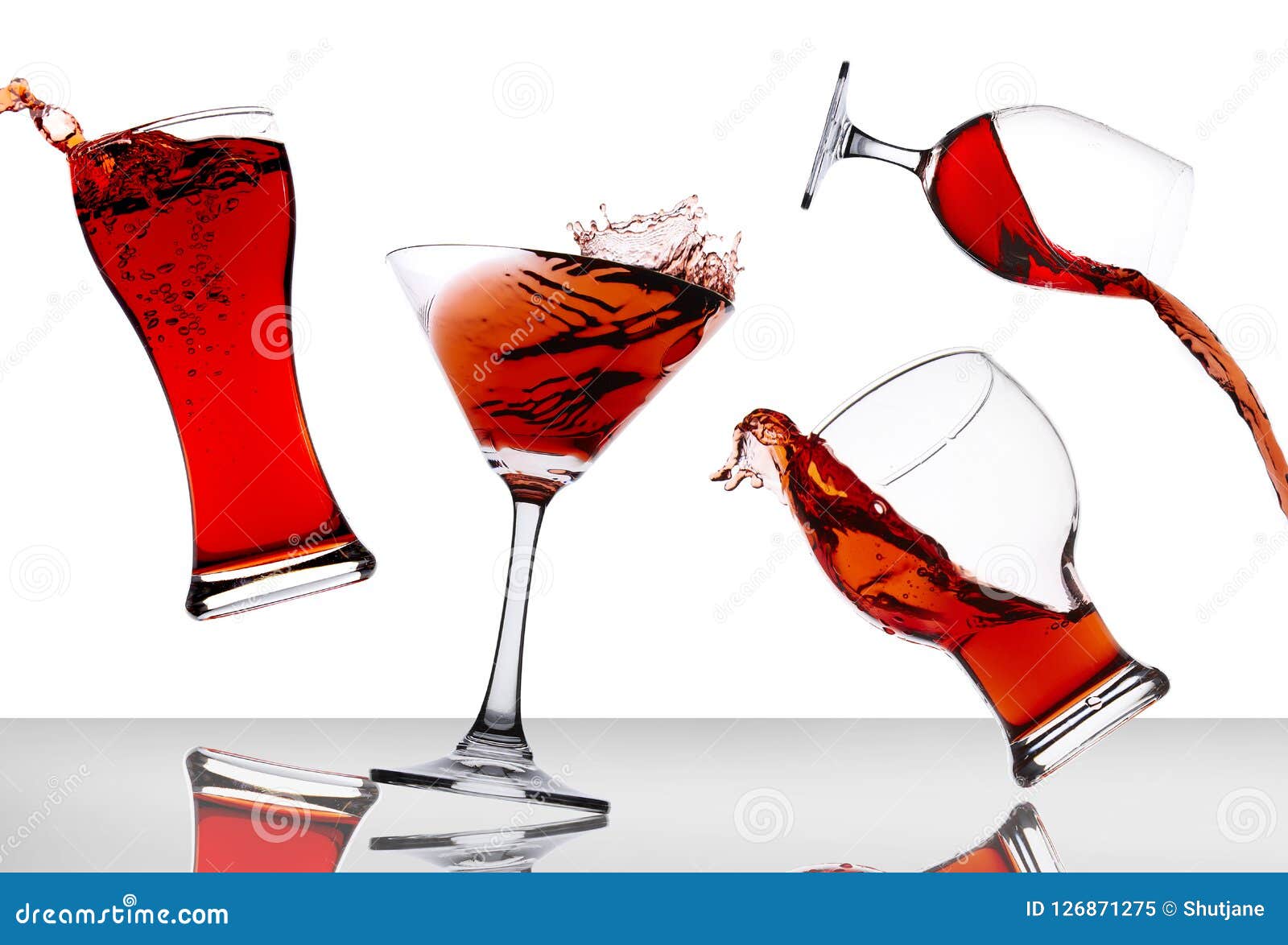 Red liquid splash in glass stock image. Image of relaxation - 126871275