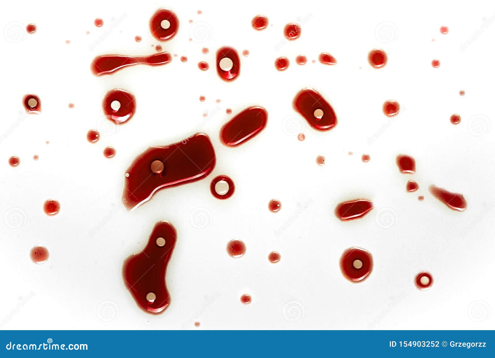 Red Liquid Stain on a White Background Stock Photo - Image of blood ...