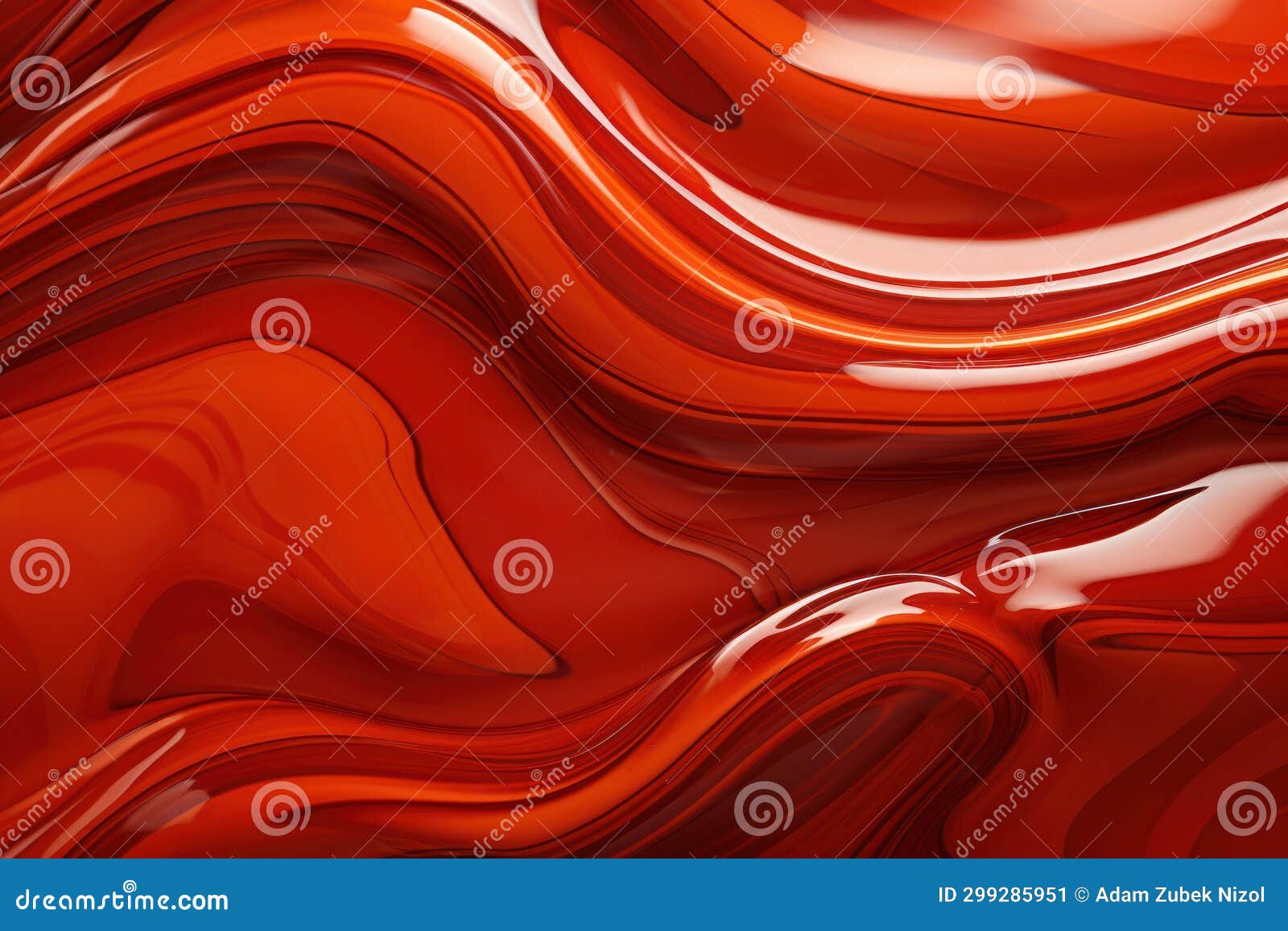 A Red Liquid with Wavy Lines Stock Illustration - Illustration of ...