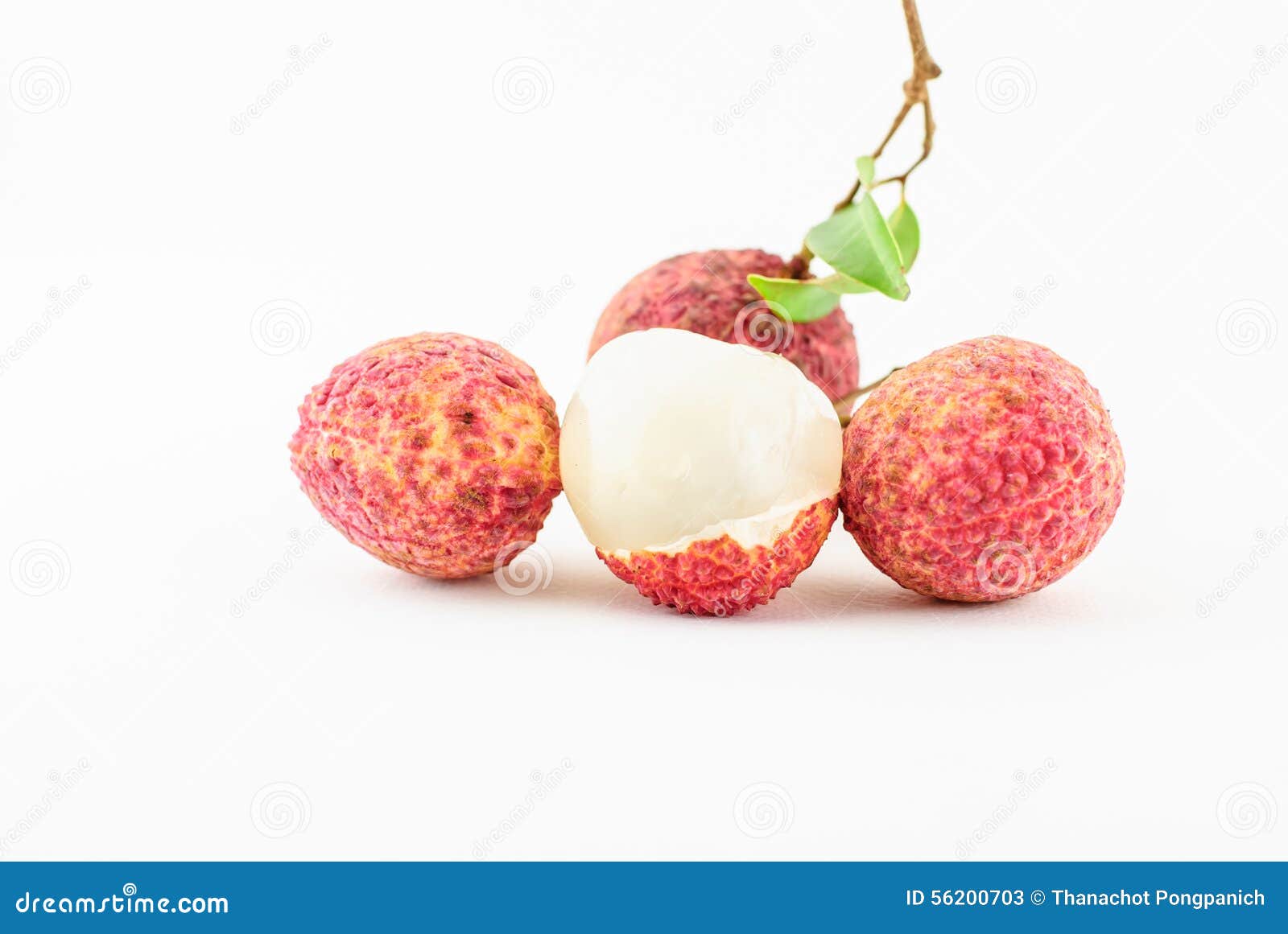 Red Litchi fruit stock image. Image of lychee, delicious - 56200703