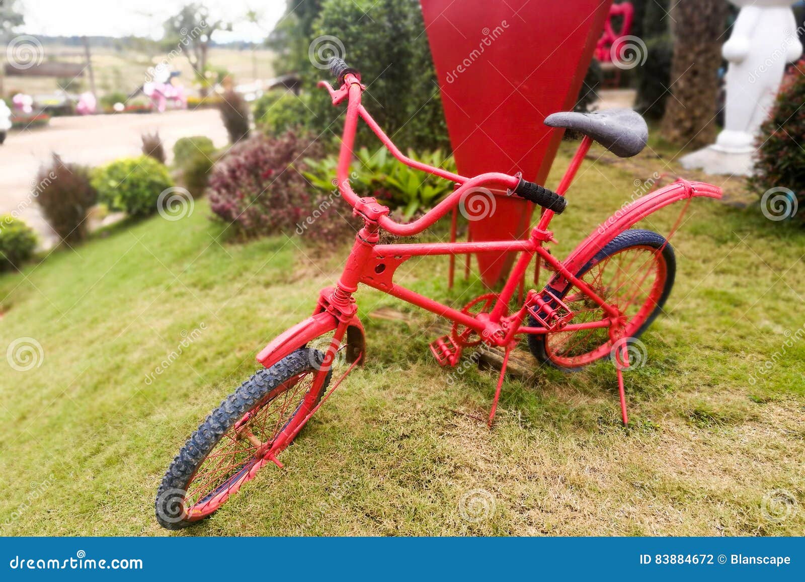 Red little bike stock photo. Image of small, pedal, bike - 83884672