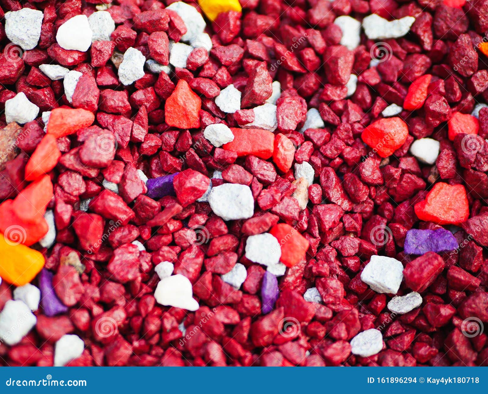 Red Little Pebbles. the Background Consists of Small Red Pebbles. with ...
