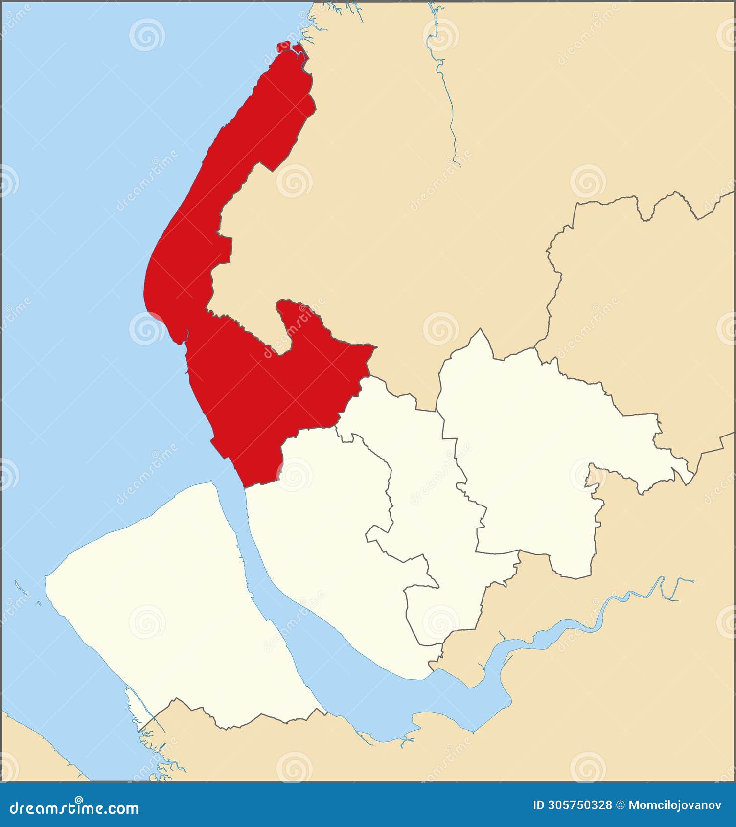 Red Location Map of the METROPOLITAN BOROUGH of SEFTON, MERSEYSIDE ... Red Location Map of the METROPOLITAN BOROUGH of SEFTON, MERSEYSIDE ...