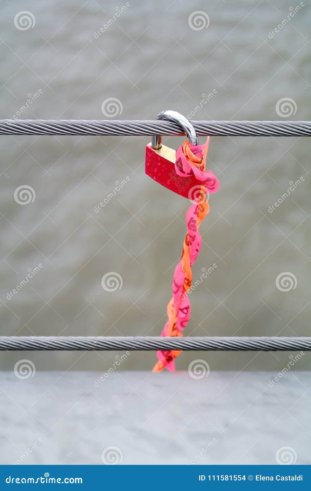 The Red lock stock photo. Image of outdoors, connection - 111581554