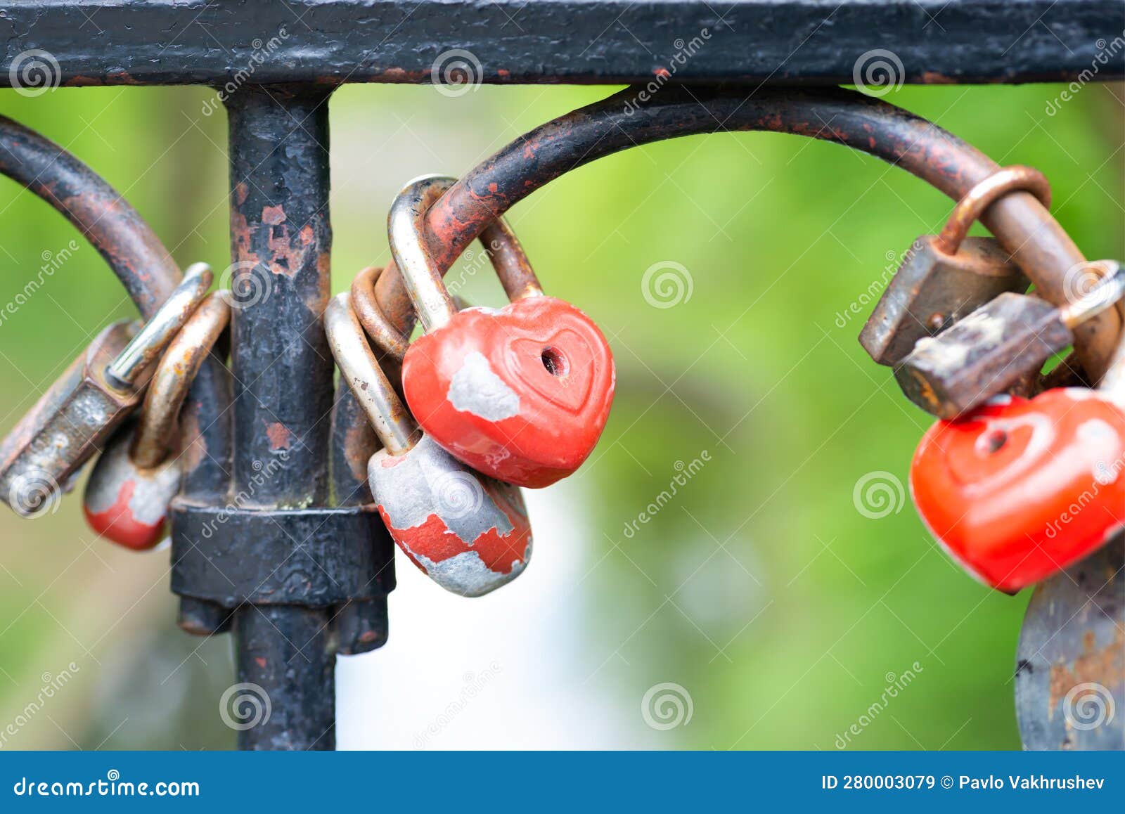 Red Lock Padlock Love Heart Stock Image - Image of padlocks, keyhole ...