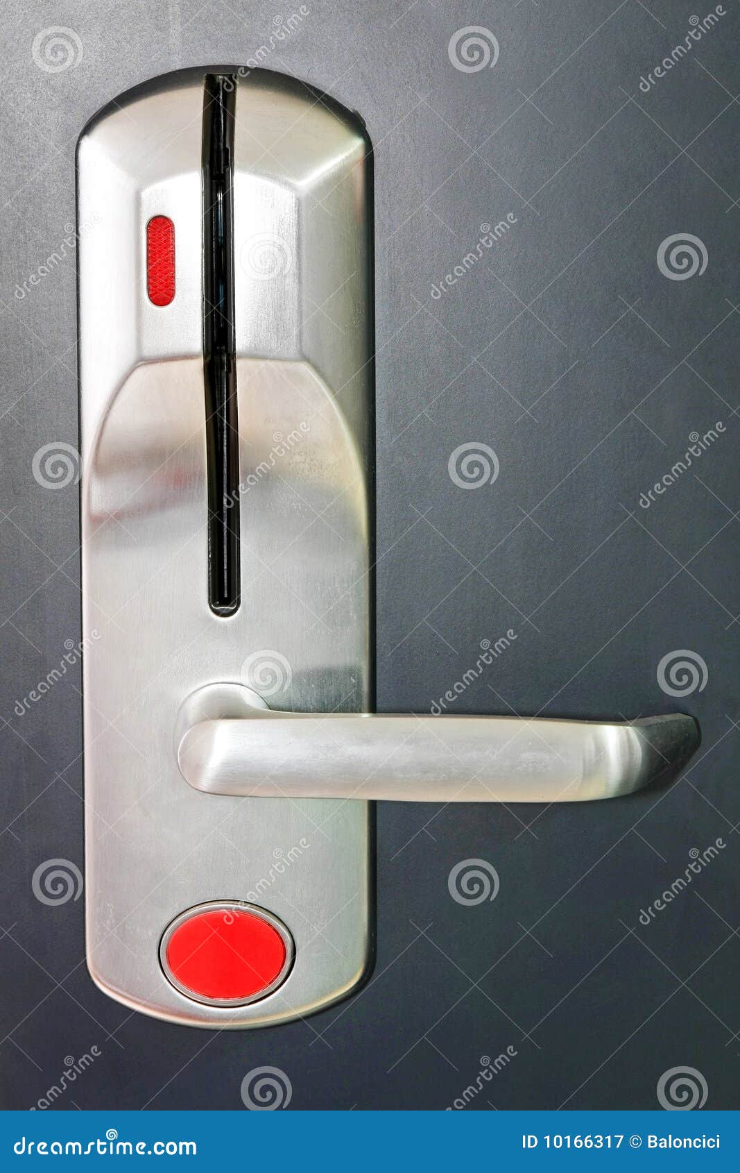 Red locked door stock image. Image of latch, slot, security - 10166317