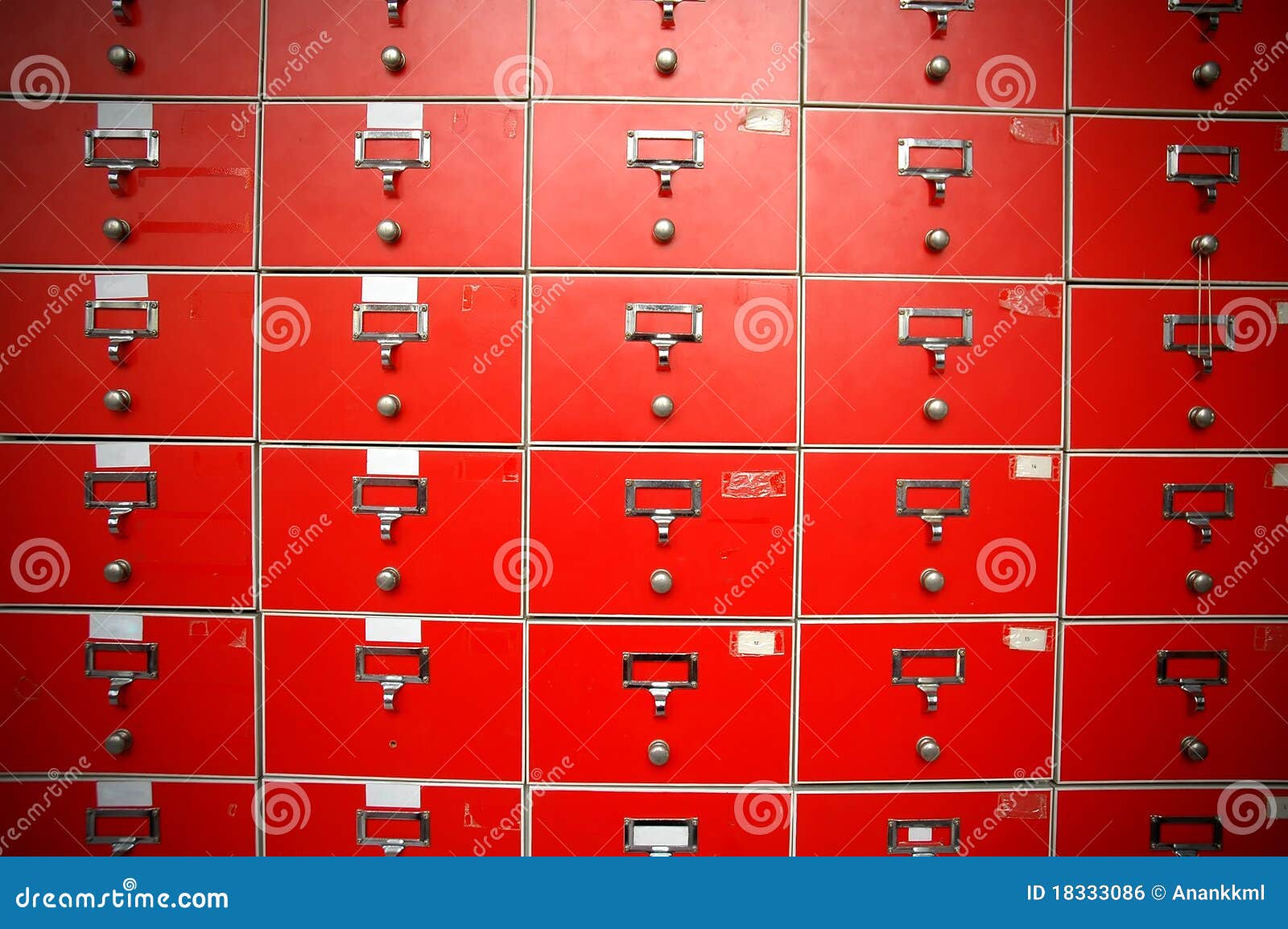Red locker stock photo. Image of locker, college, metal - 18333086
