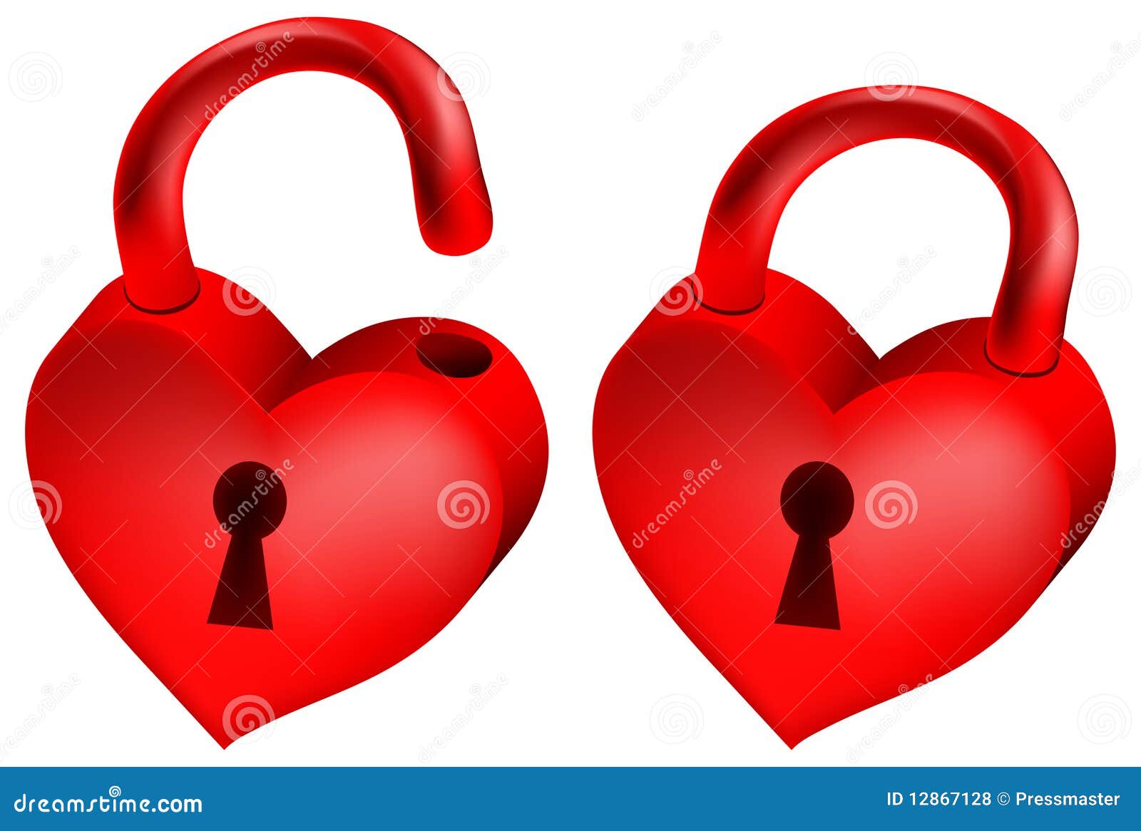 Red locks stock illustration. Illustration of close, metaphor - 12867128