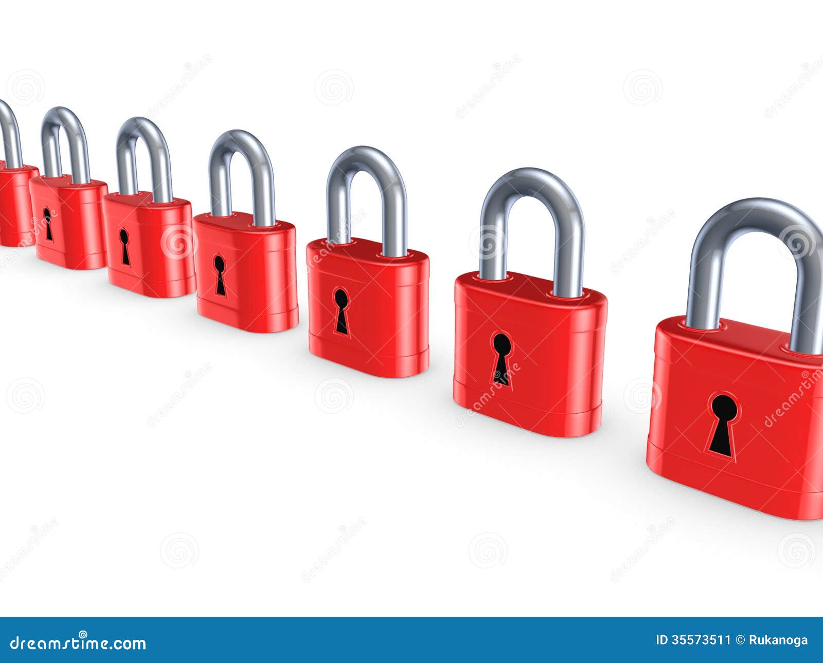 Red locks. stock illustration. Illustration of protect - 35573511