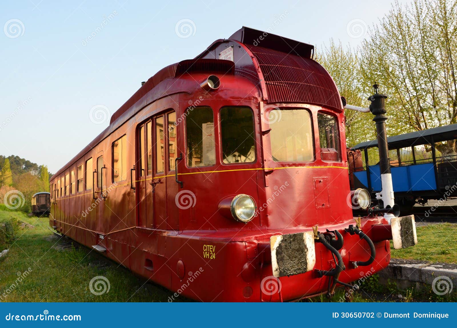 Red locomotive stock photo. Image of diesel, gard, locomotive - 30650702