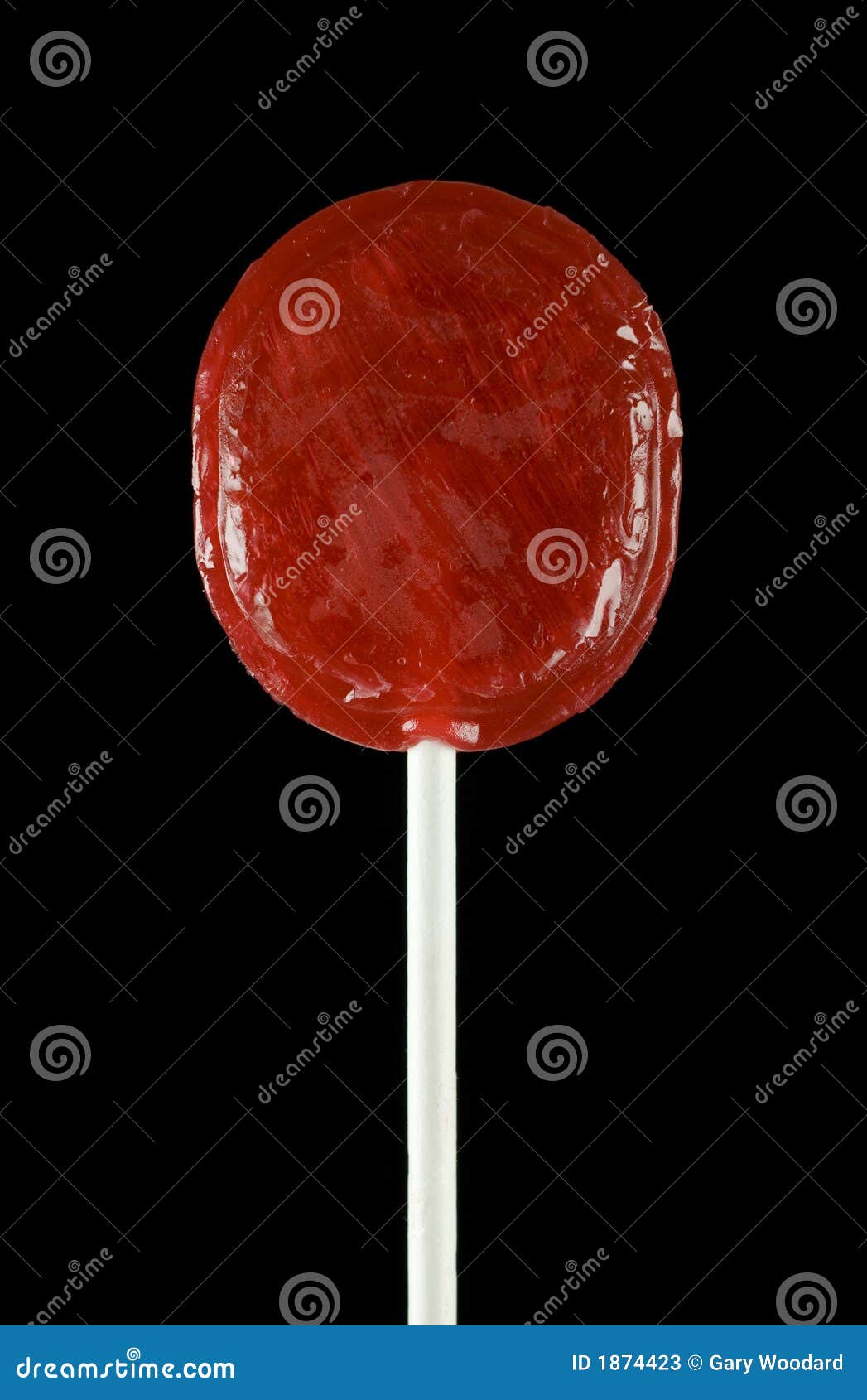 Red Lollipop. stock image. Image of hard, stupid, closeup - 1874423