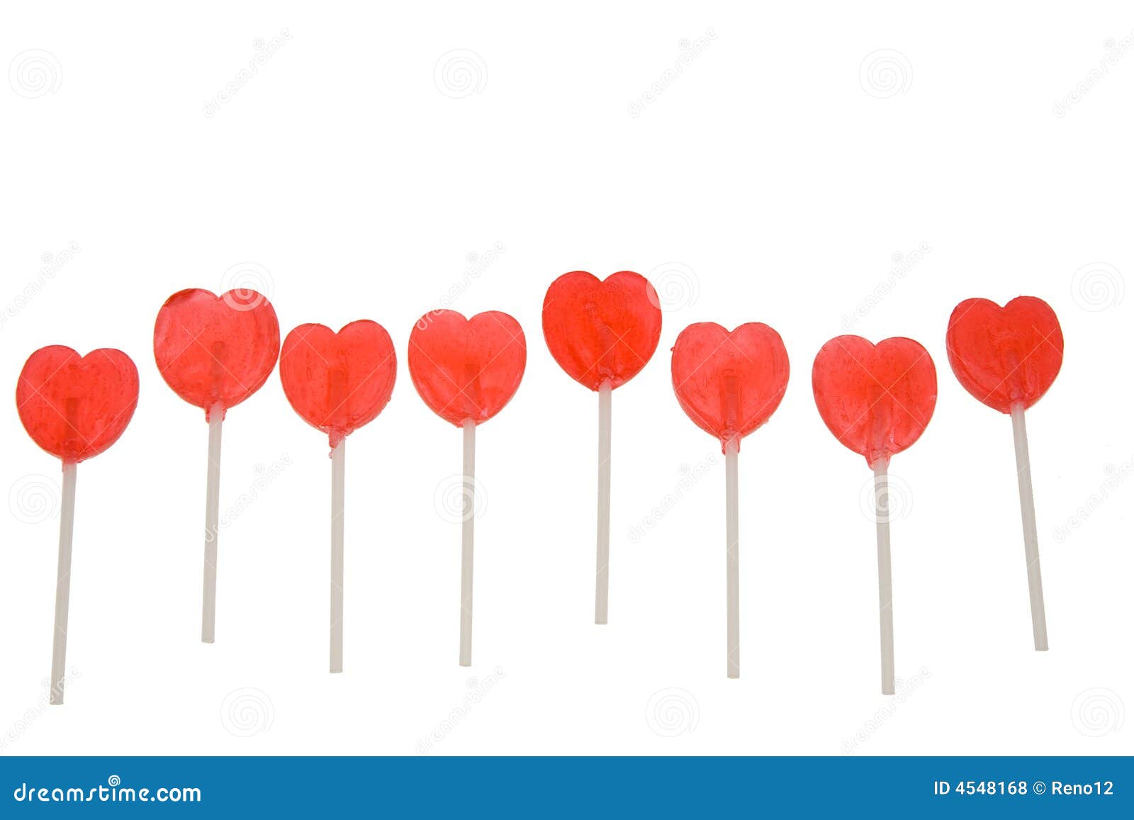 Red lollipop hearts stock photo. Image of lollipops, romance - 4548168