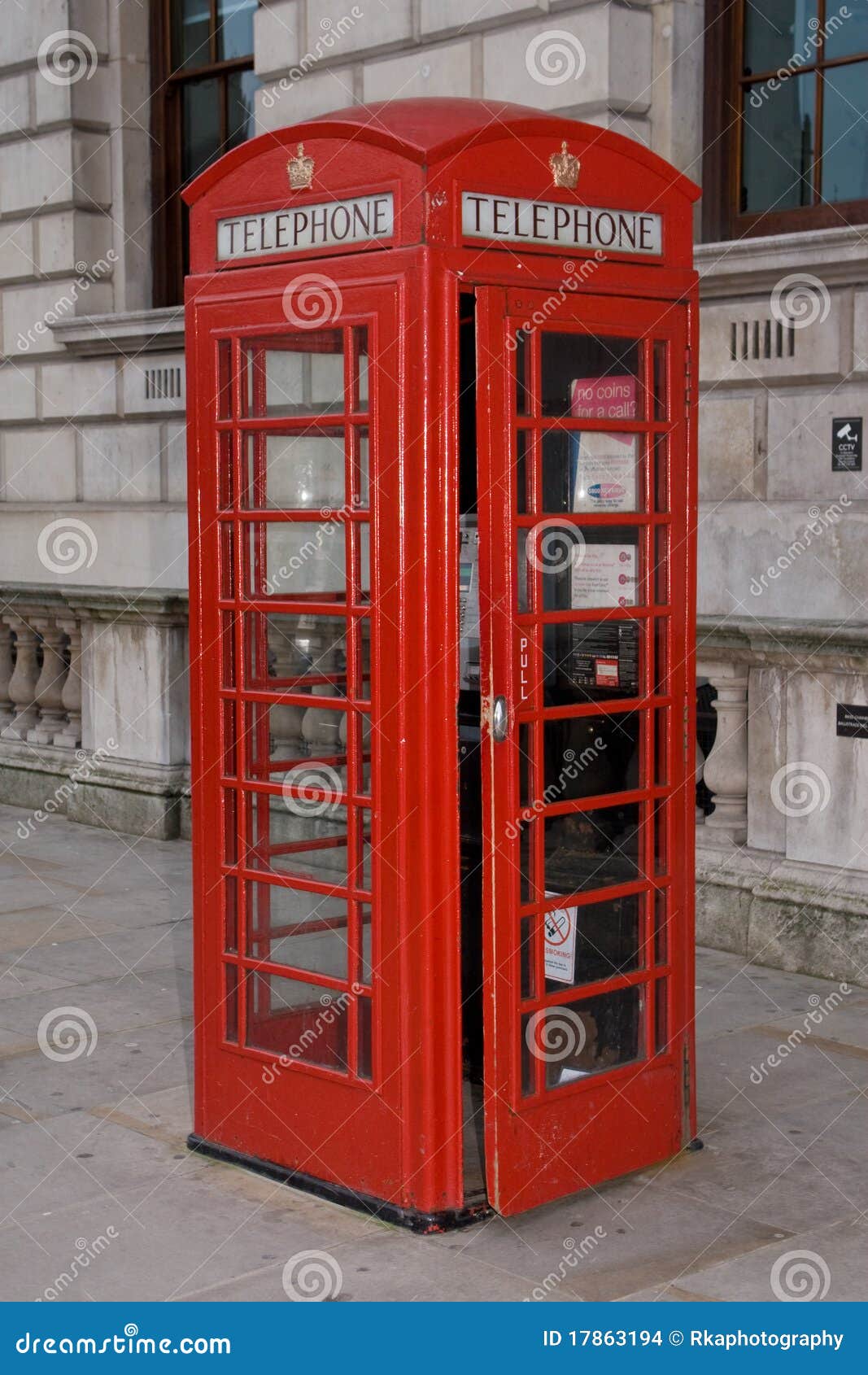 Red London Telephone Box editorial stock image. Image of royal - 17863194